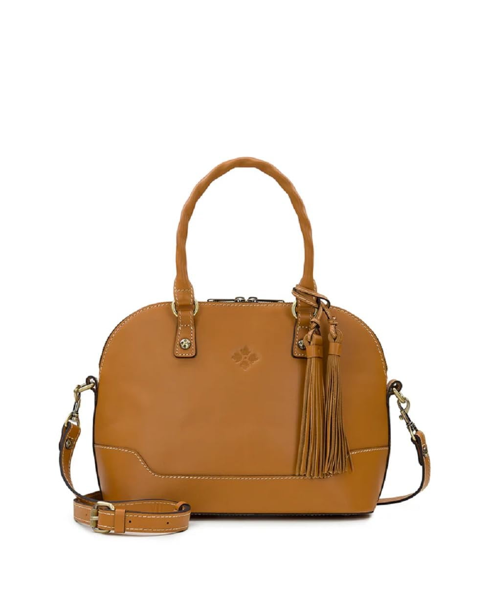 Patricia Nash Chia Dome Satchel, Waxed Leather Hazelnut - Walmart.com