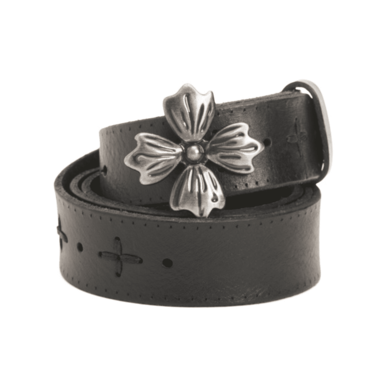 Patricia Nash Leather Astrid Belt – Elegant Floret Buckle, Timeless ...