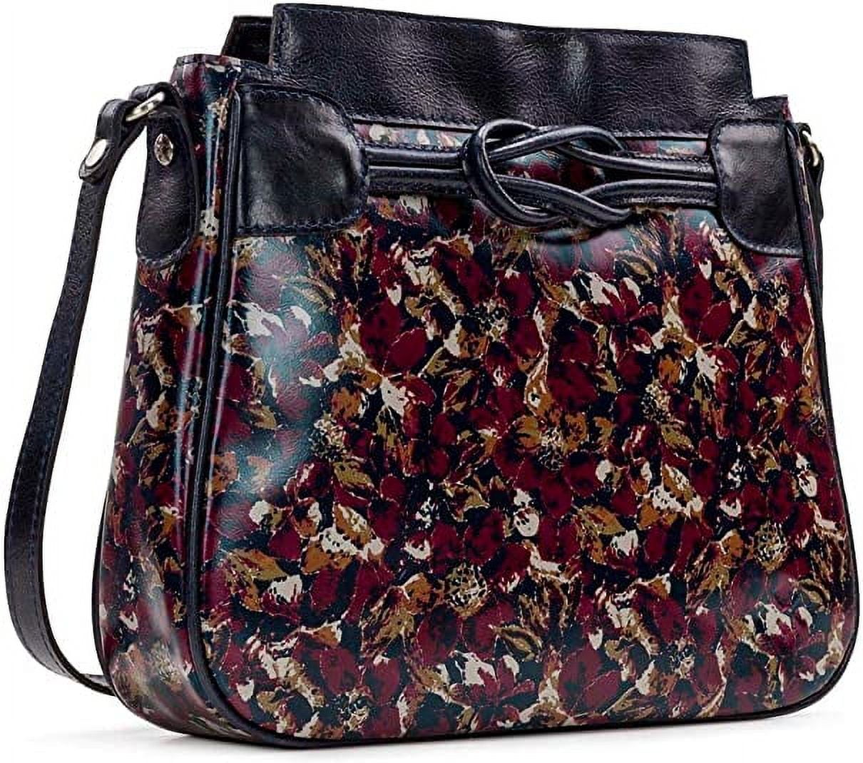 Patricia Nash Scarlet Bloom Collection Antilly Leather Sling Bag ...