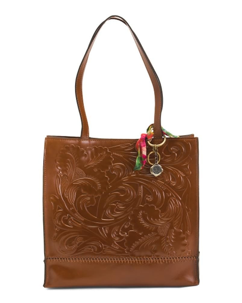 Patricia Nash Toscano Leather Tote Florence Tan - Walmart.com