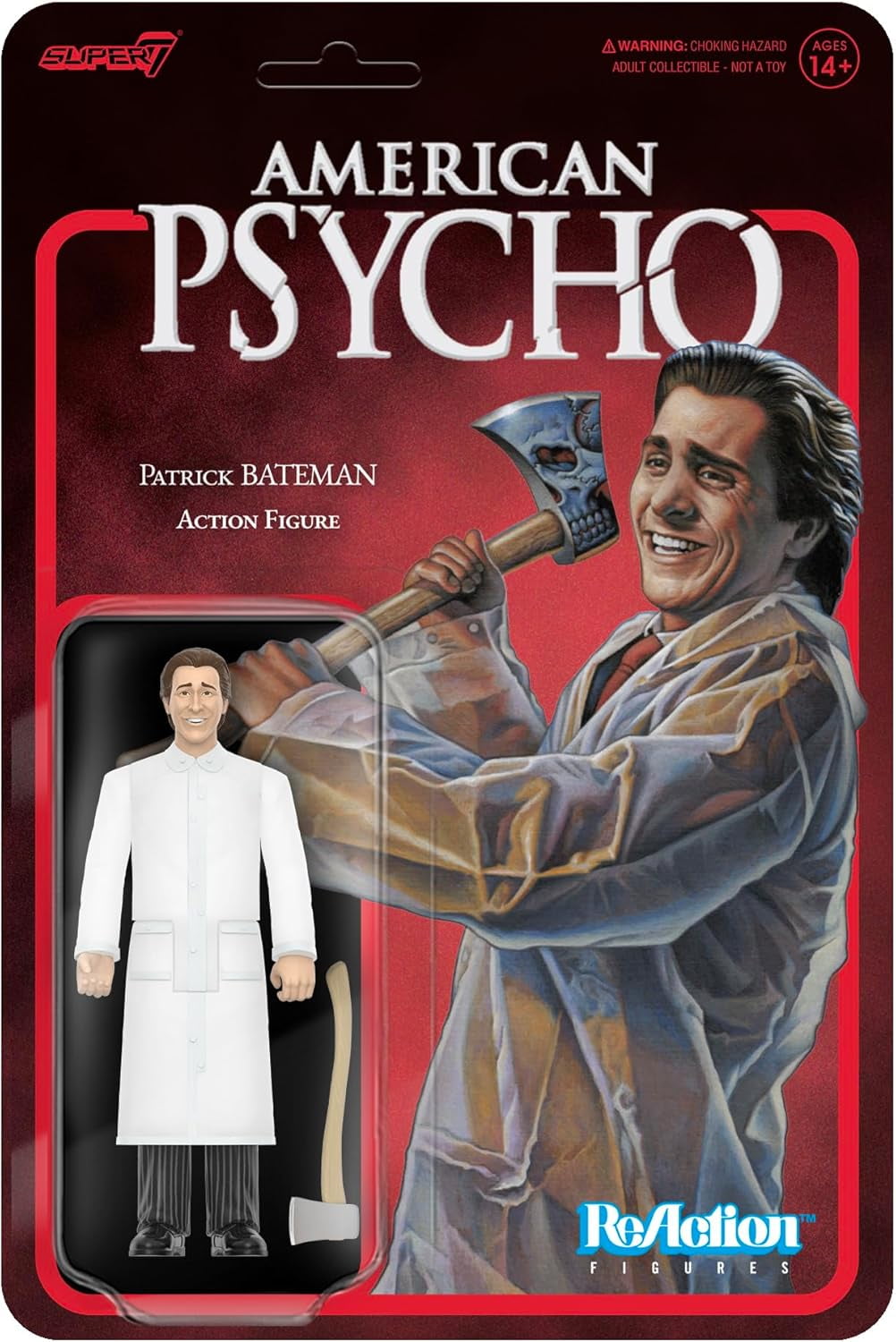 American Psycho Reaction Figures Wave 1 Patrick Bateman Raincoat Figure ...