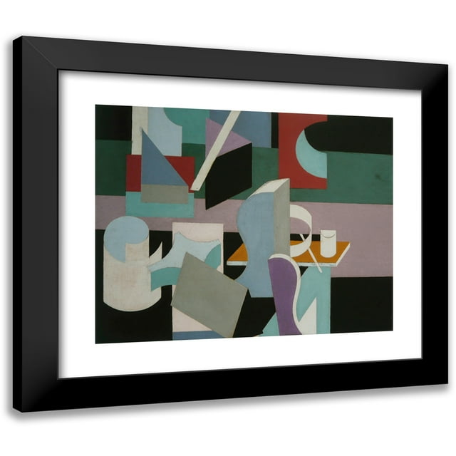 Patrick Henry Bruce 14x12 Black Modern Framed Museum Art Print Titled ...