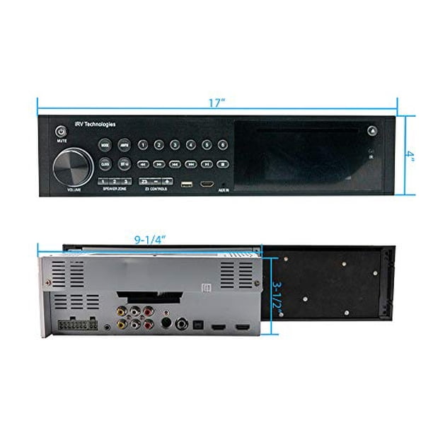 Patrick Industries iRV Technologies AM & FM Radio with Bluetooth ...