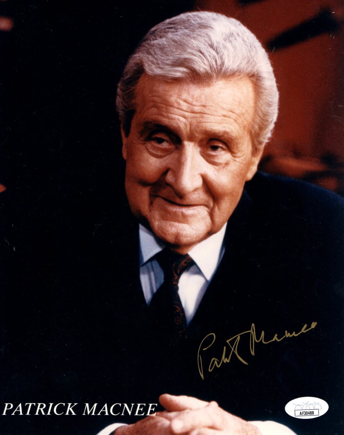 Patrick Macnee Signed Autographed 8X10 Photo The Avengers John Steed ...