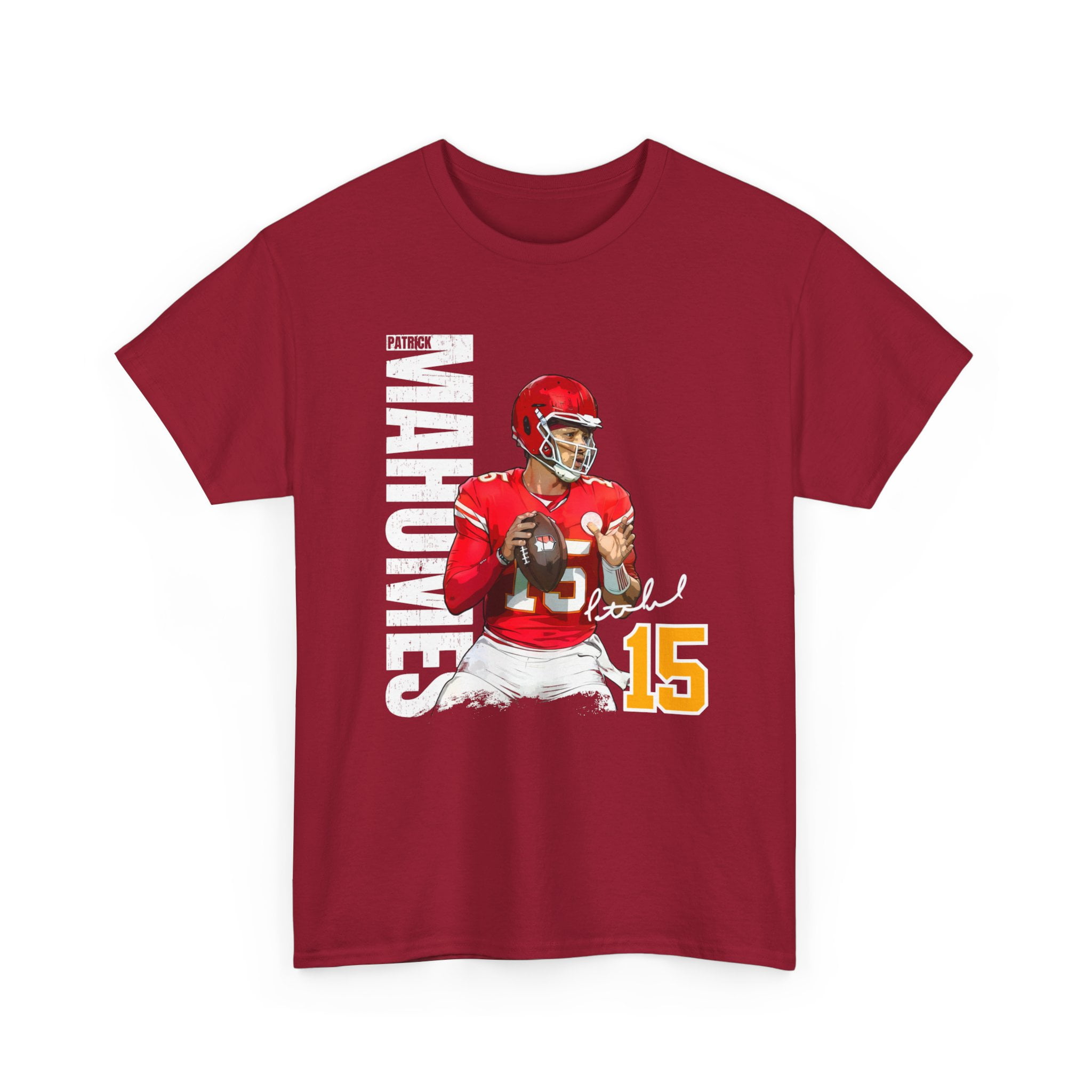 Patrick. Mahomes #15 football cartoon Unisex Heavy Cotton Tee - Walmart.com
