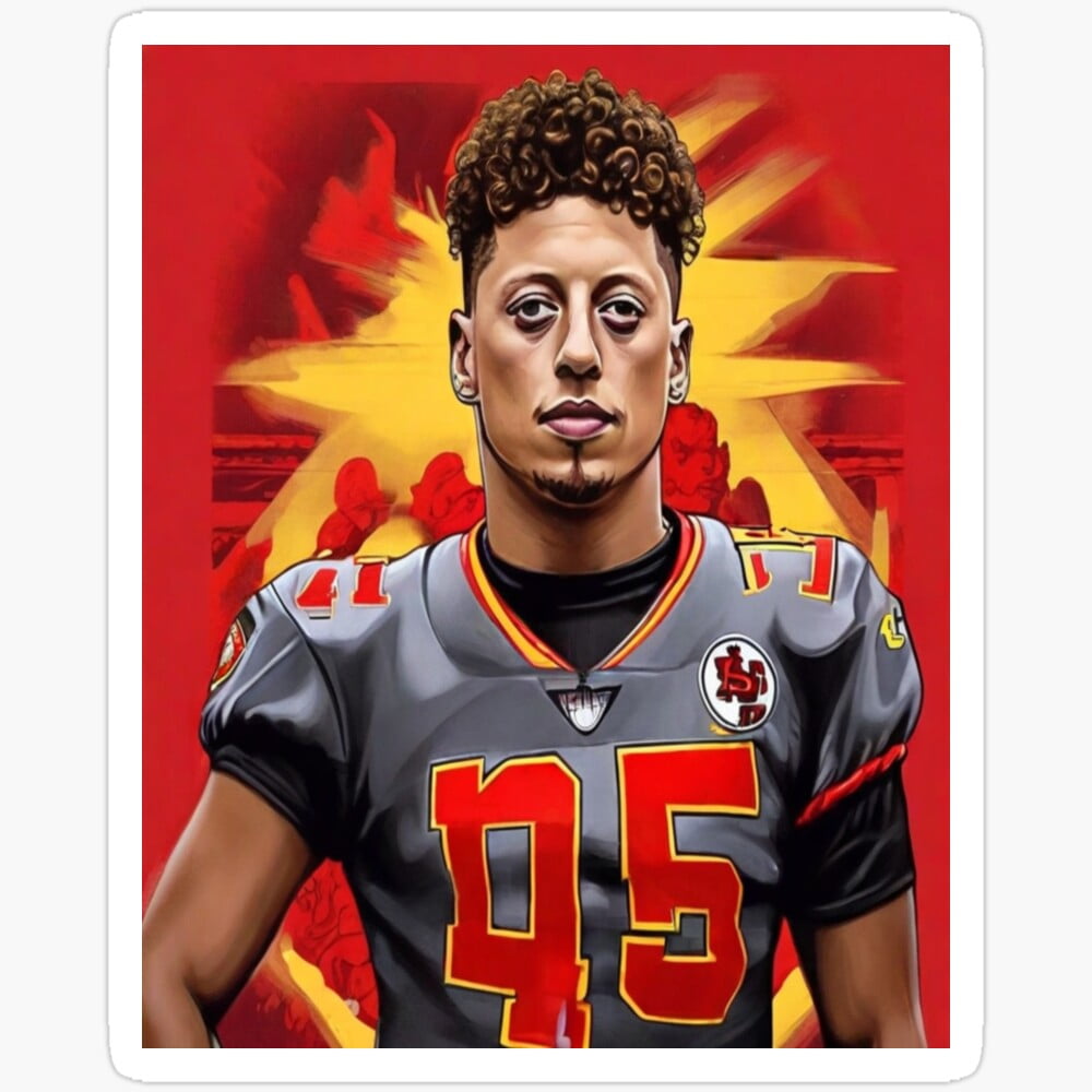 Patrick Mahomes Andy Reid Kc Football Sticker Phone Decal Water Bottle ...