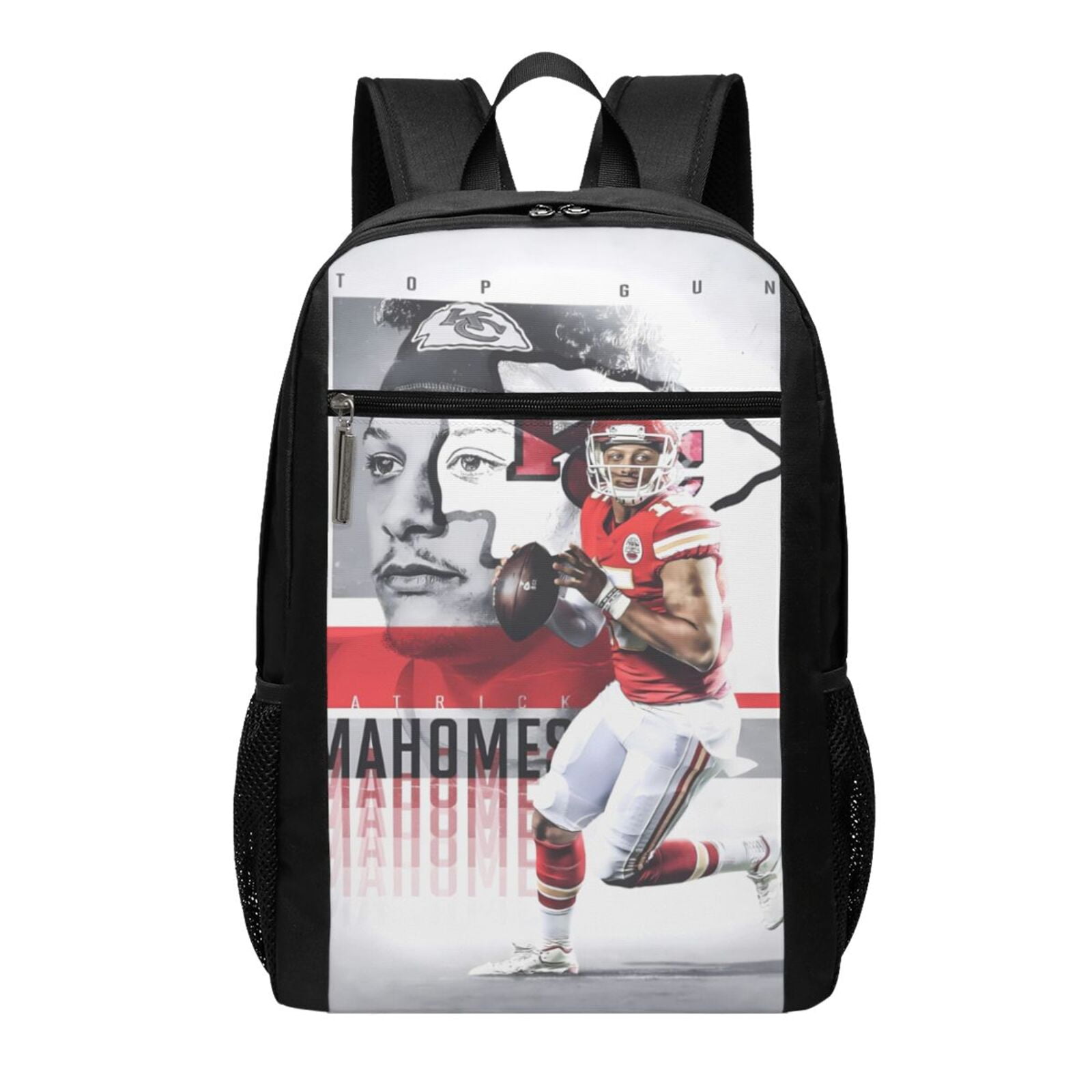 Patrick Mahomes Custom Simple Casual Sports Backpack, Football Team ...