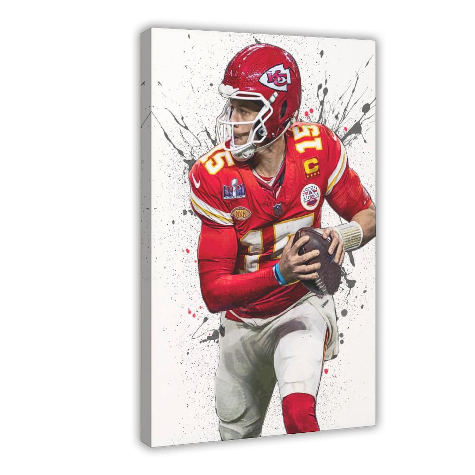 Patrick Mahomes, Football Player, Canvas Football Poster, Motivational ...