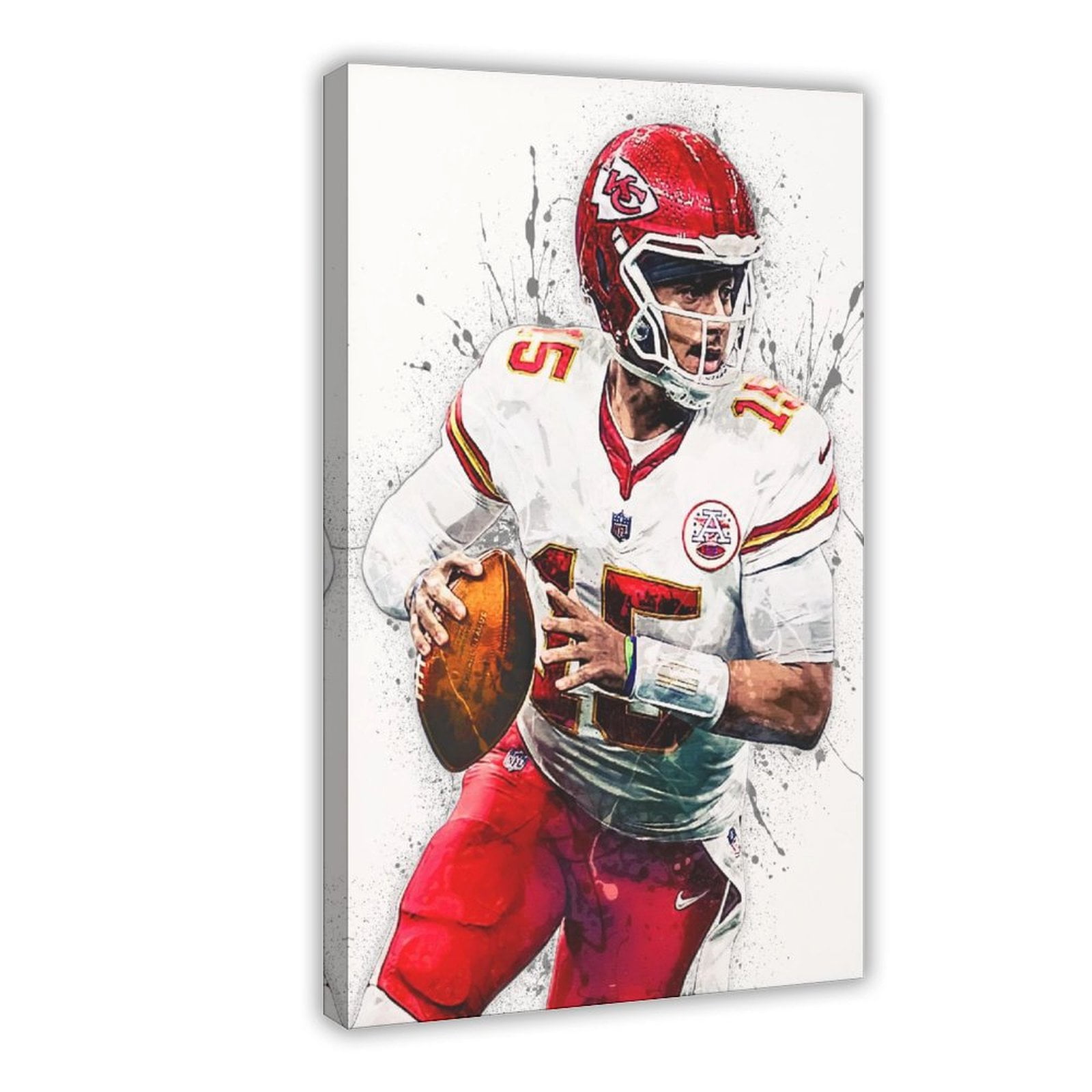 Patrick Mahomes, Football Player, Canvas Football Poster, Motivational ...