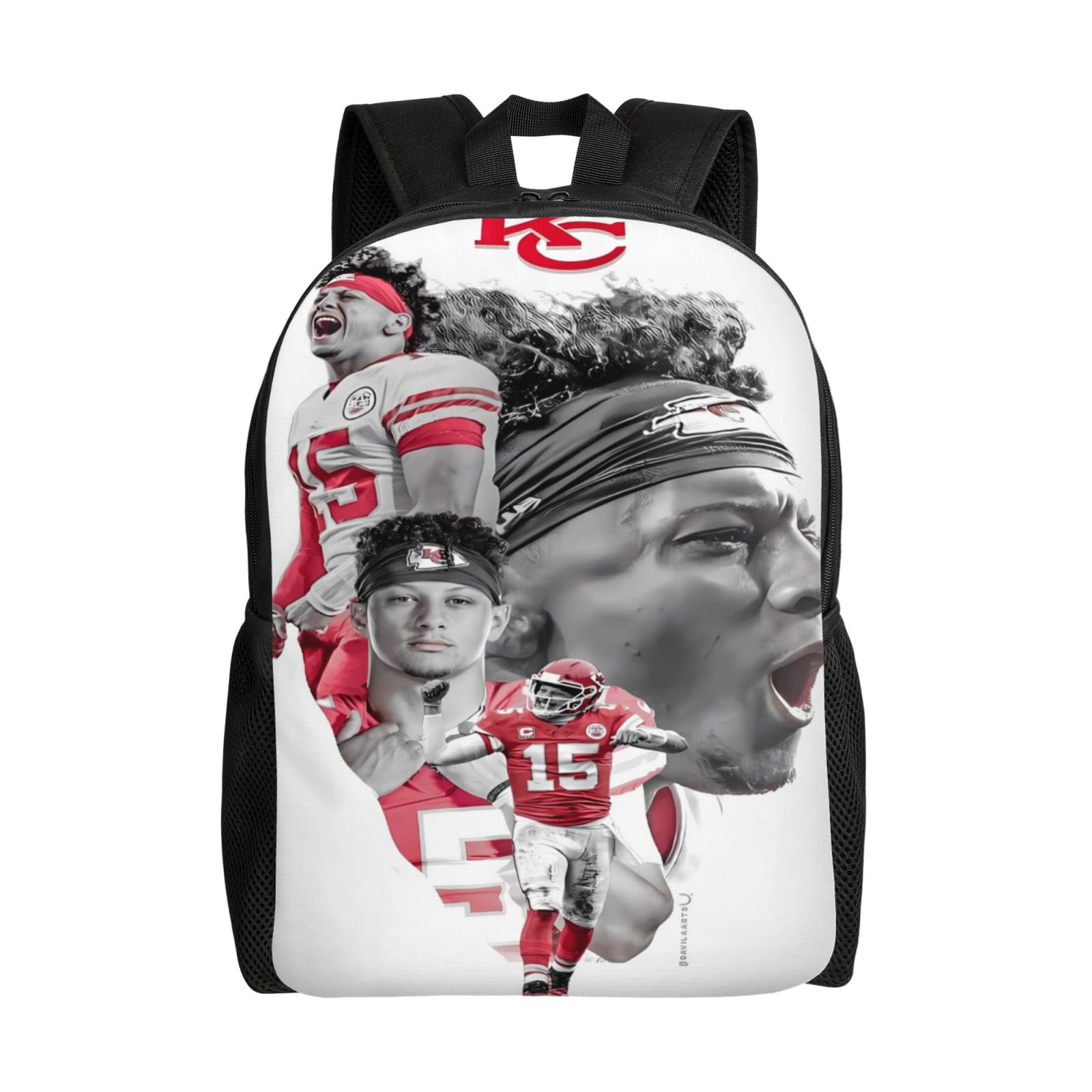Patrick Mahomes Player Large Capacity Backpack American Football Fan ...