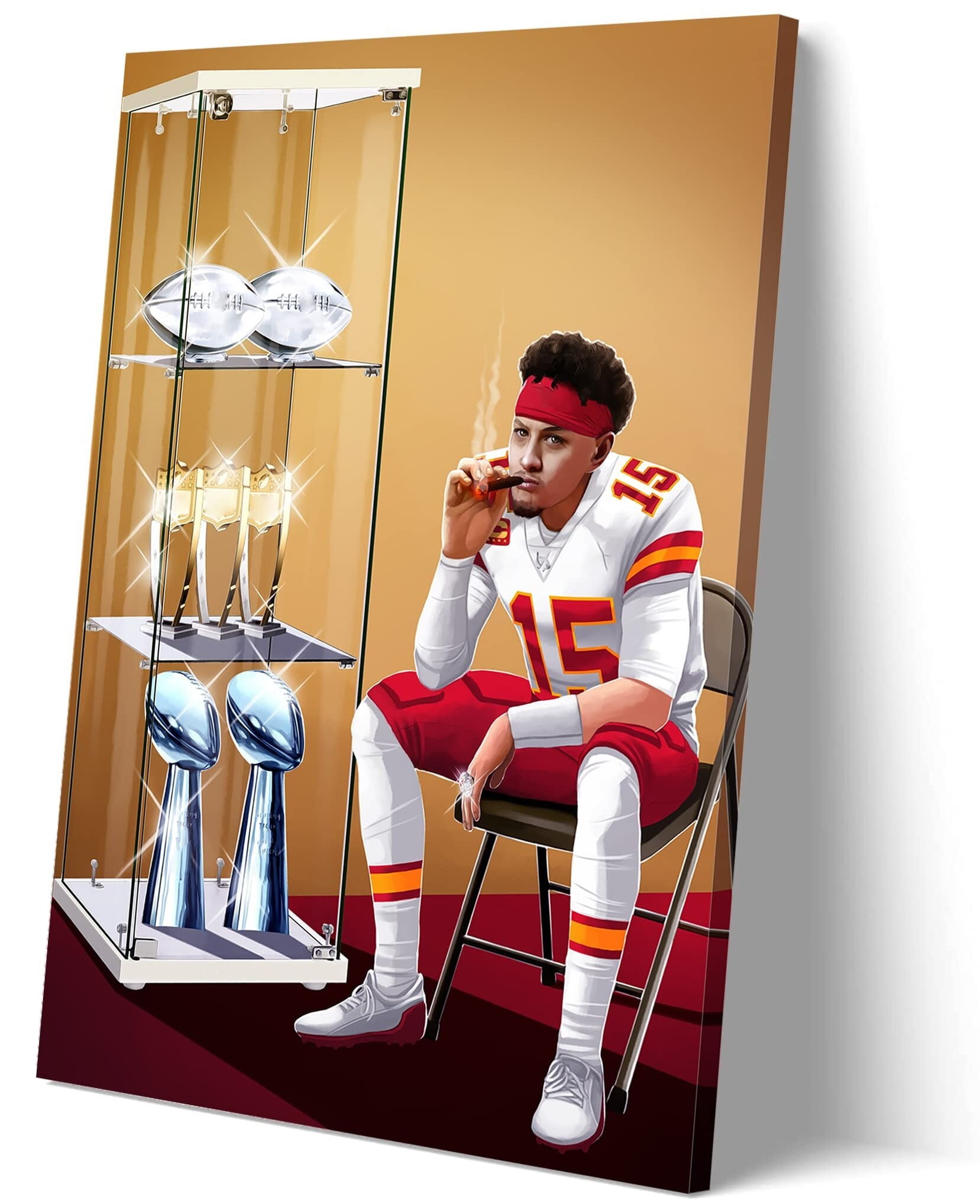 Patrick Mahomes Poster Football Poster Patrick Mahomes Super Champions ...