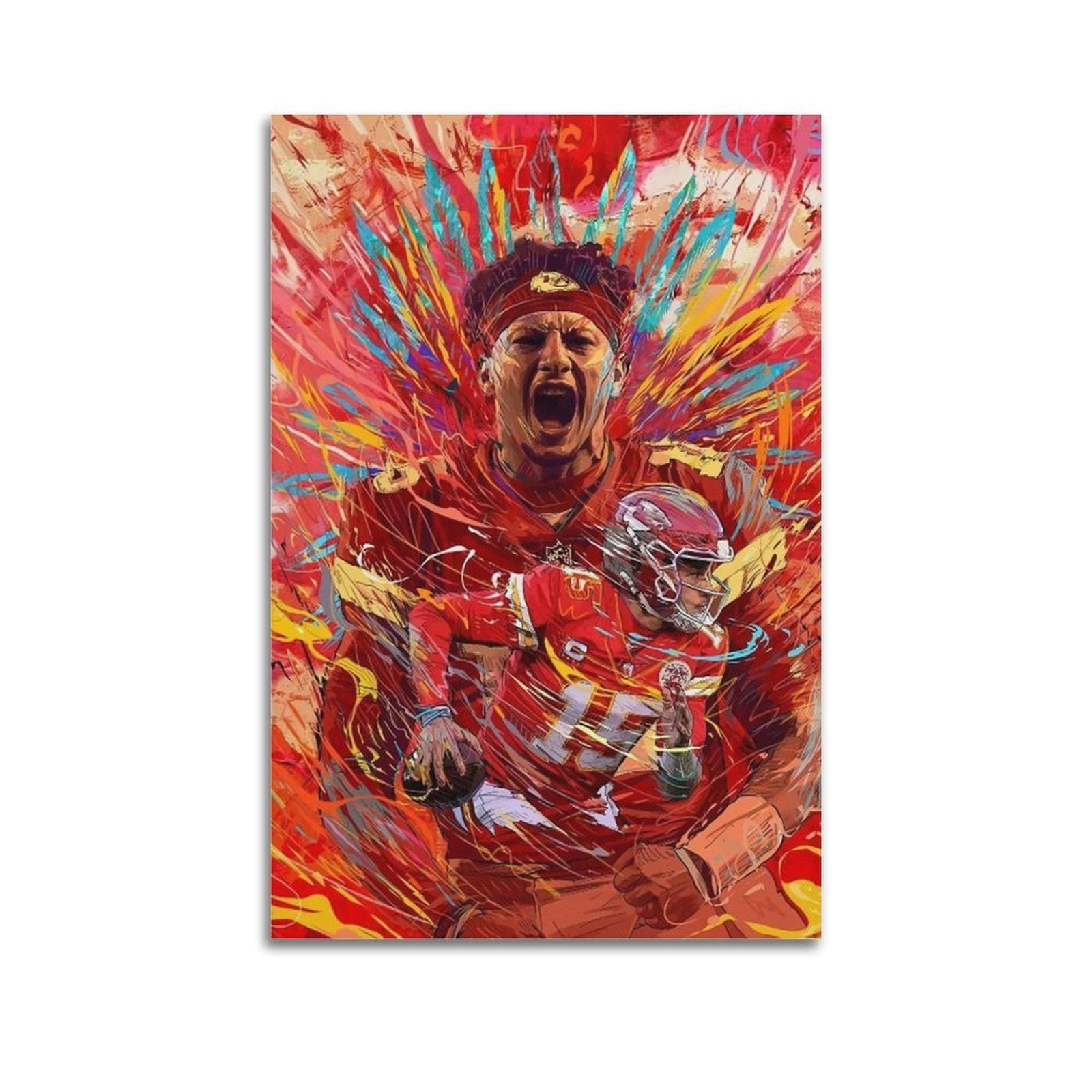 Patrick Mahomes Posters American Football Poster Anime Star Music ...