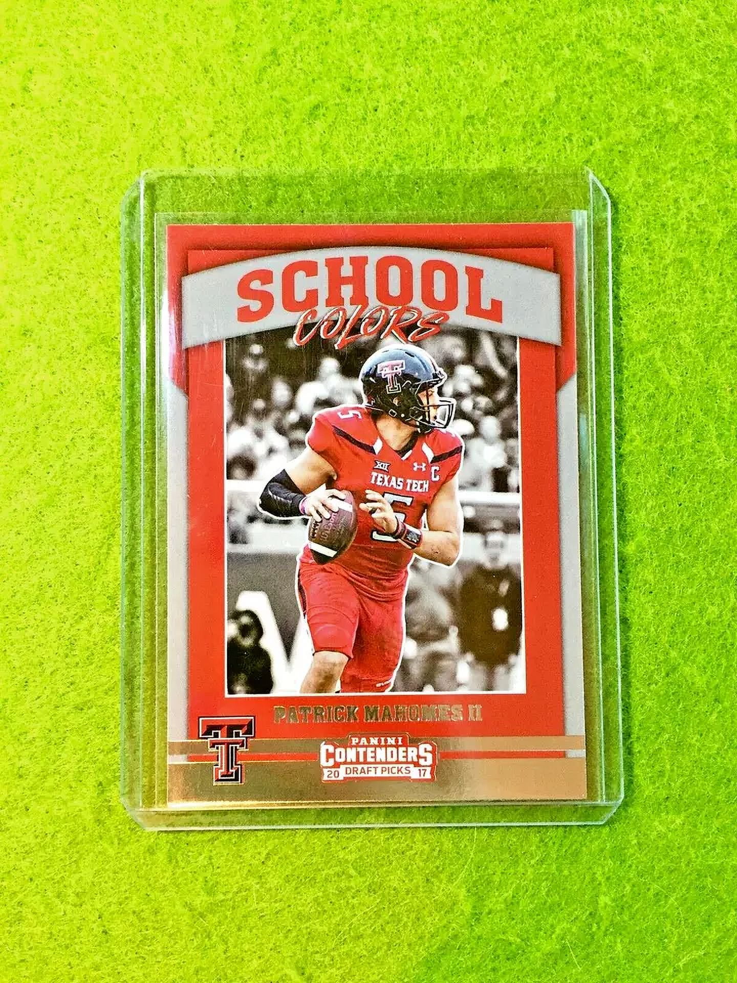 Patrick Mahomes ROOKIE CARD CHIEFS 2017 Contenders PATRICK MAHOMES ...