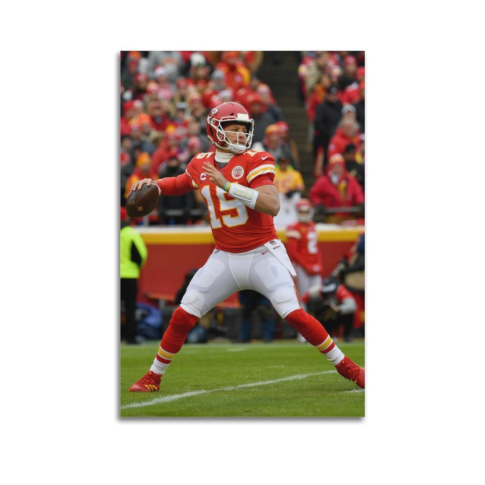 Patrick Mahomes Rugby Player Poster Painting Vintage Poster Picture ...
