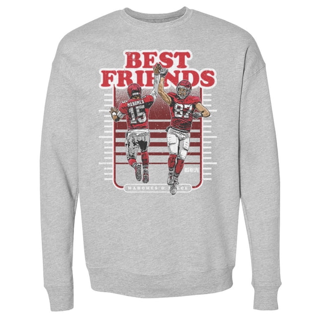 Patrick Mahomes & Travis Kelce Kansas City Best Friends WHT - Walmart.com