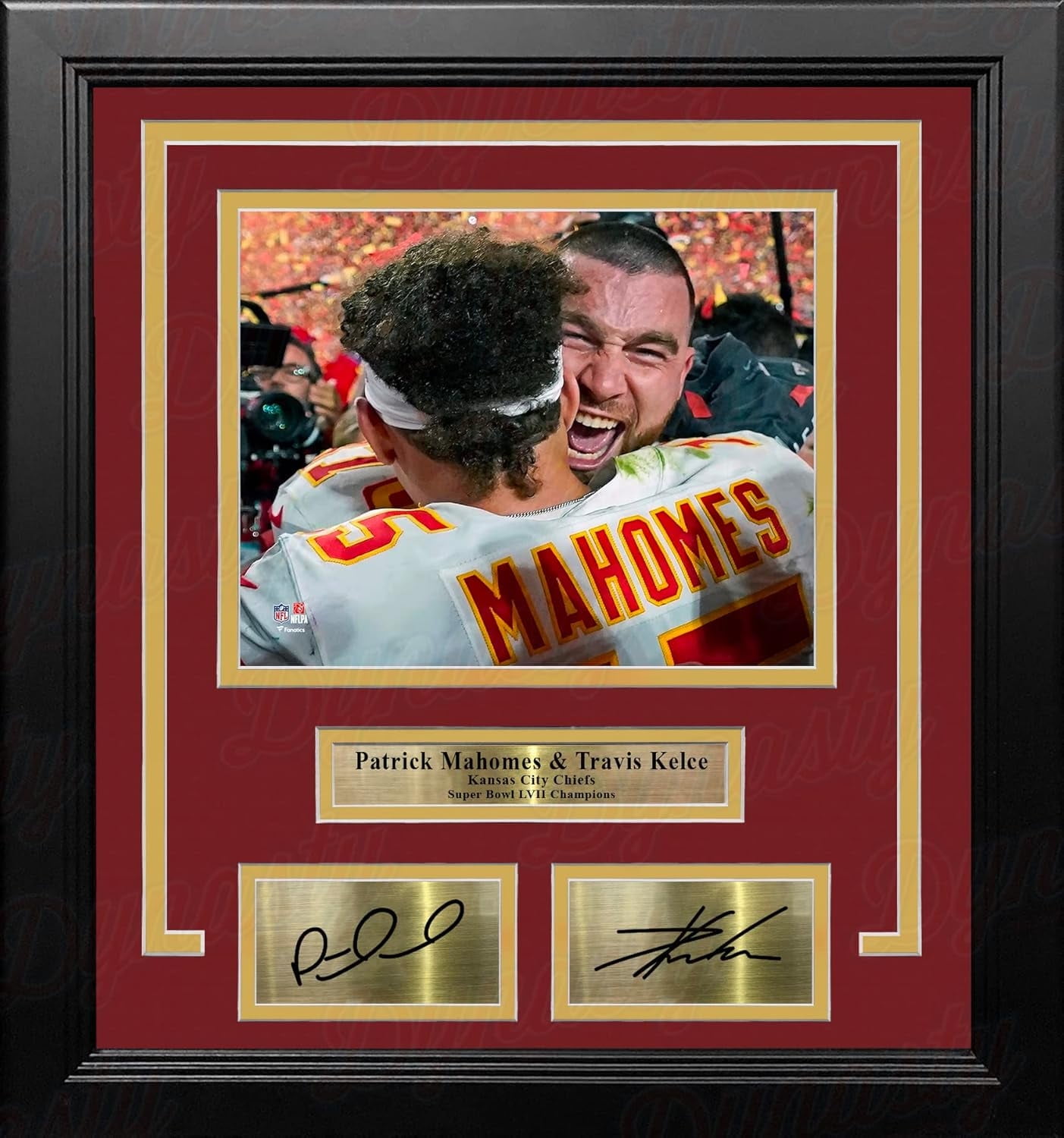 Patrick Mahomes & Travis Kelce Kansas City Chiefs Framed 8"x10" Photo ...