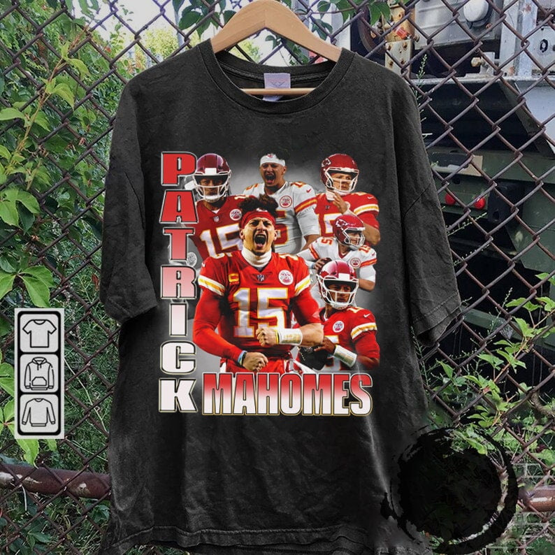Patrick Mahomes Vintage 90s Graphic Style T-Shirt, Patrick Mahomes ...