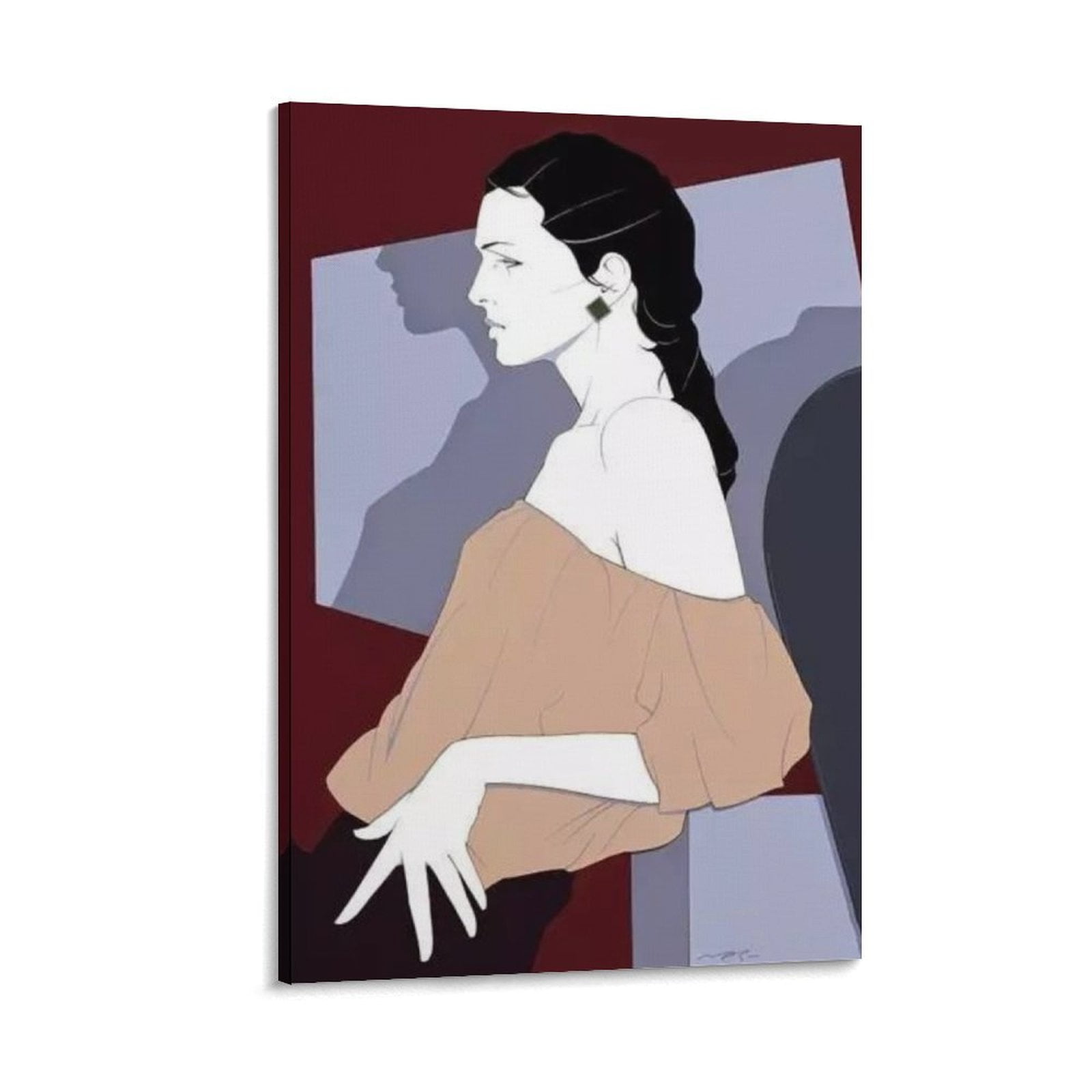 Patrick Nagel Print Painting (169) Print Photo Art Painting Canvas ...