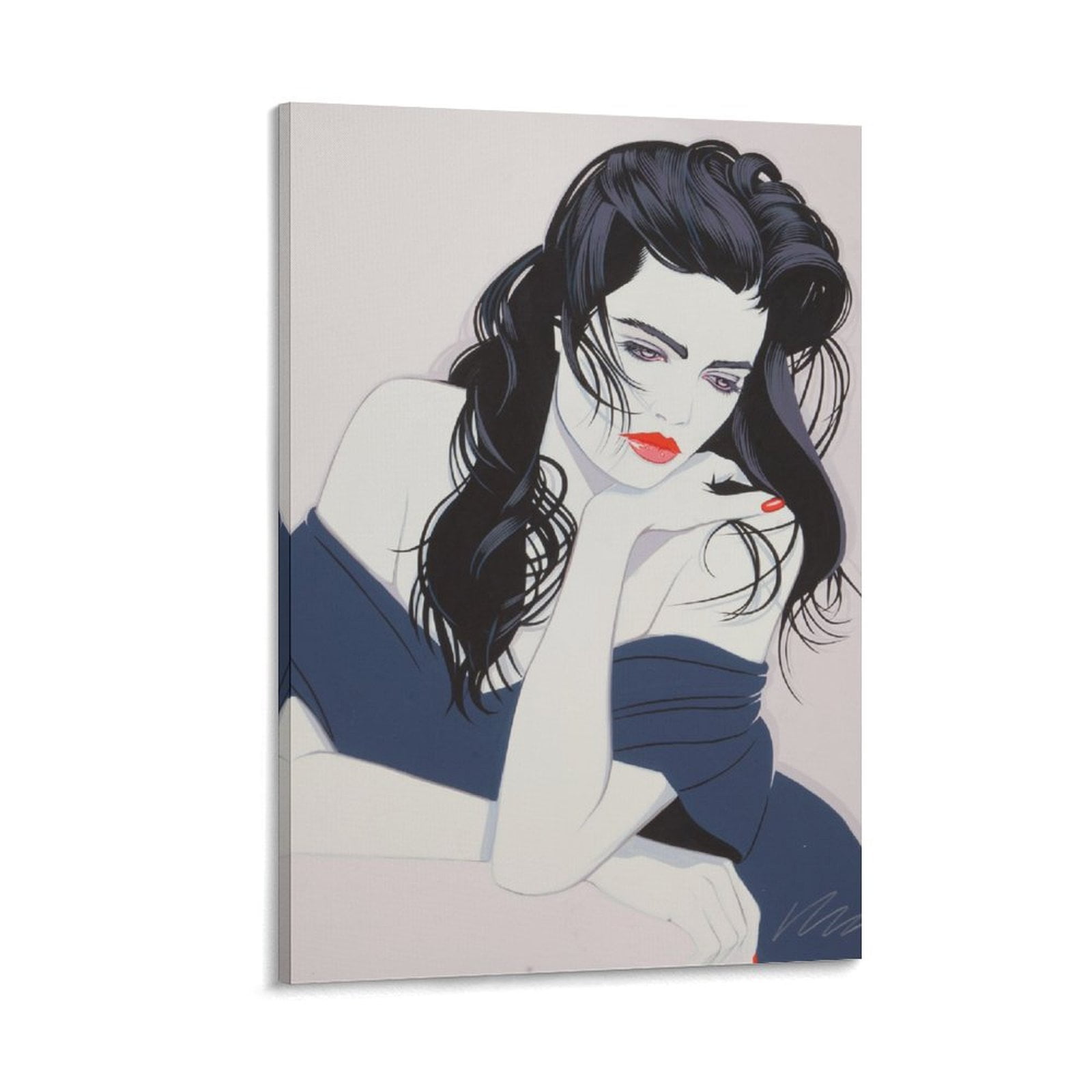 Patrick Nagel Print Painting (29) Print Photo Art Painting Canvas ...