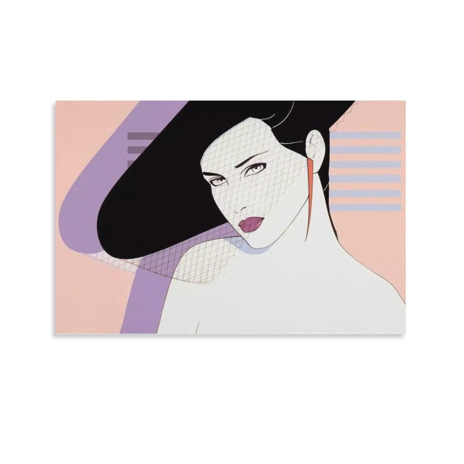 Patrick Nagel Print Paintings (16) Artworks Picture Print Poster Wall ...