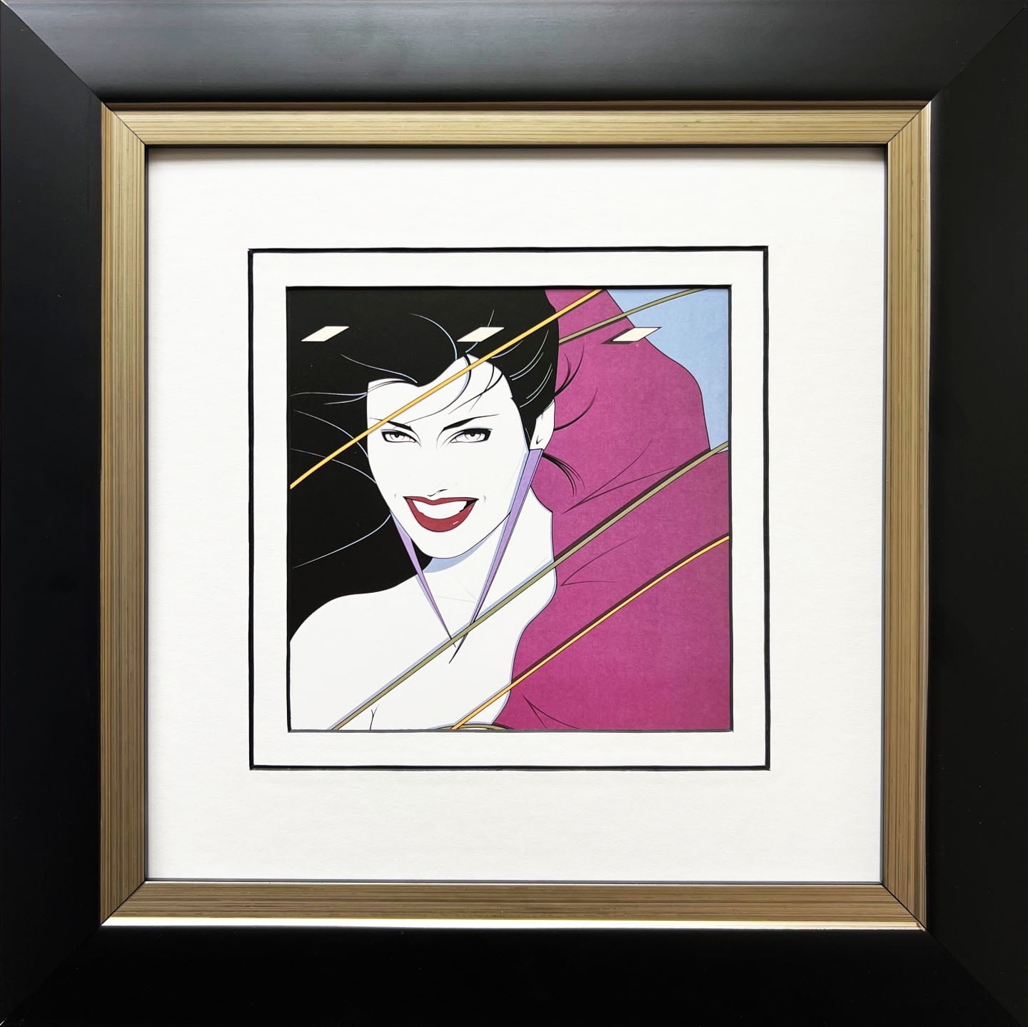 Patrick Nagel "Rio - Duran Duran Album Cover" FRAMED Art Deco Print ...