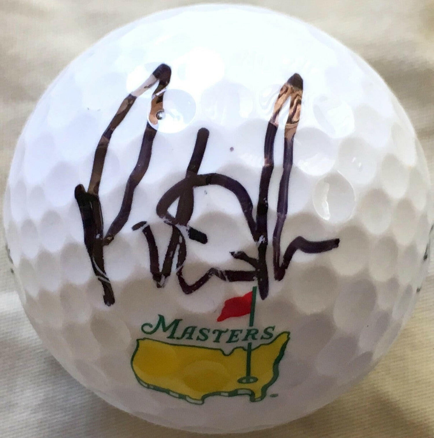 Patrick Reed autographed Masters logo Titleist golf ball JSA - Walmart.com