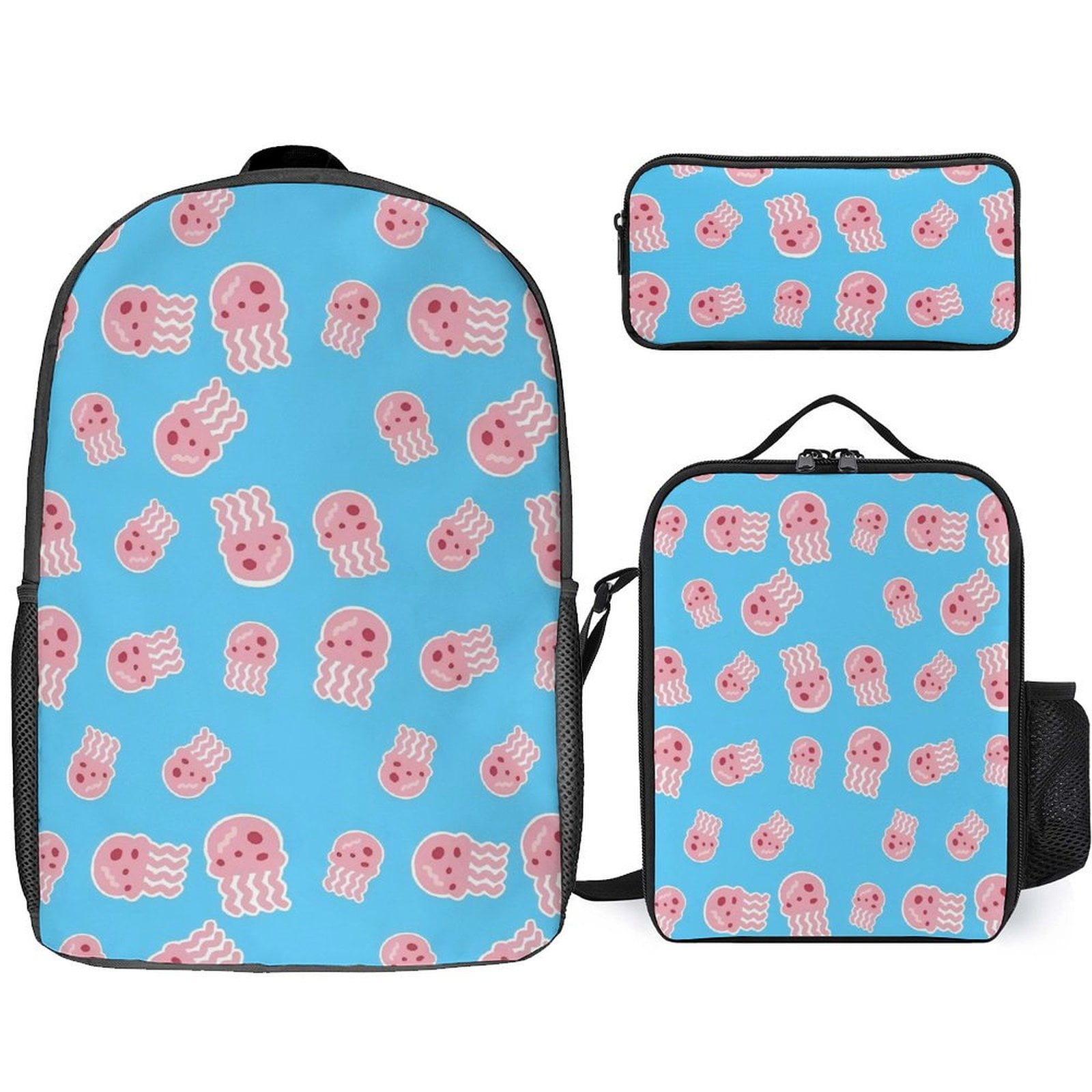 Patrick Star Backpack Messenger Bag Lunch Bag Pencil Case Set 17 Inch ...