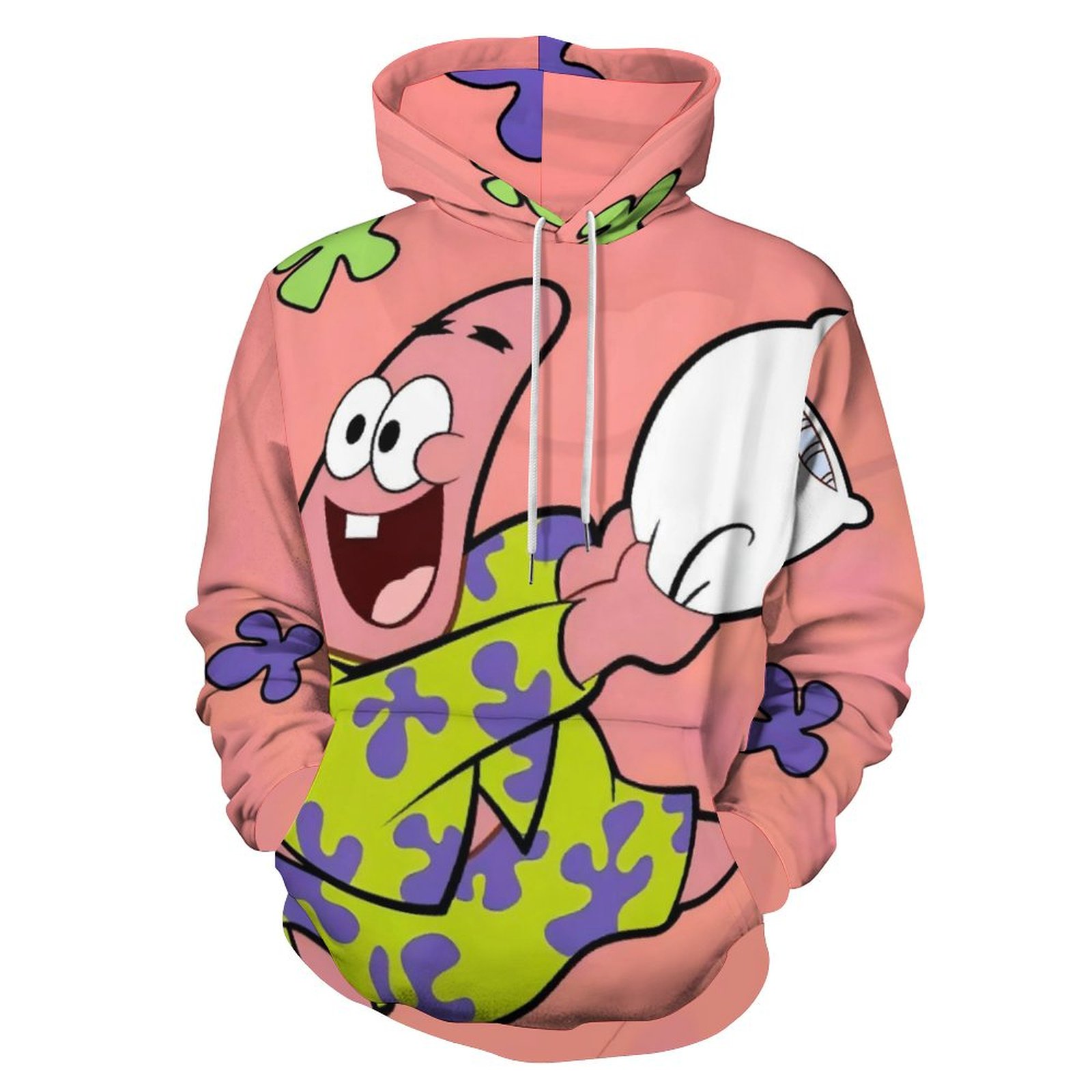 Patrick Star Cartoon Sweatshirt Anime Hoodie Full Print Suitable for ...