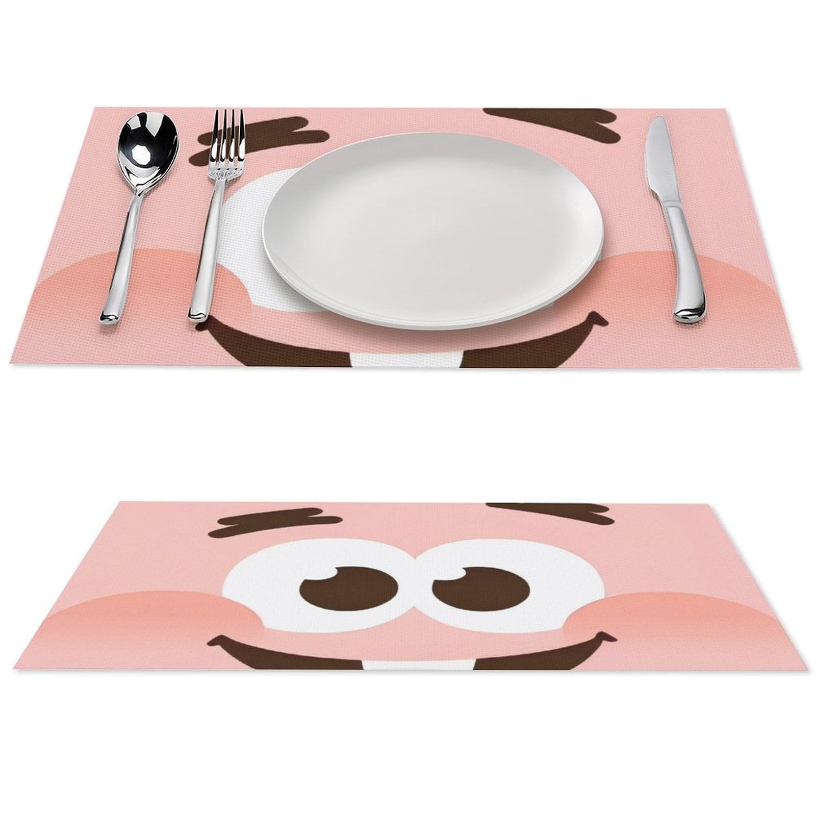 Patrick Star Cartoon placemats are suitable for indoor dining table mats 6 PCS - Walmart.com