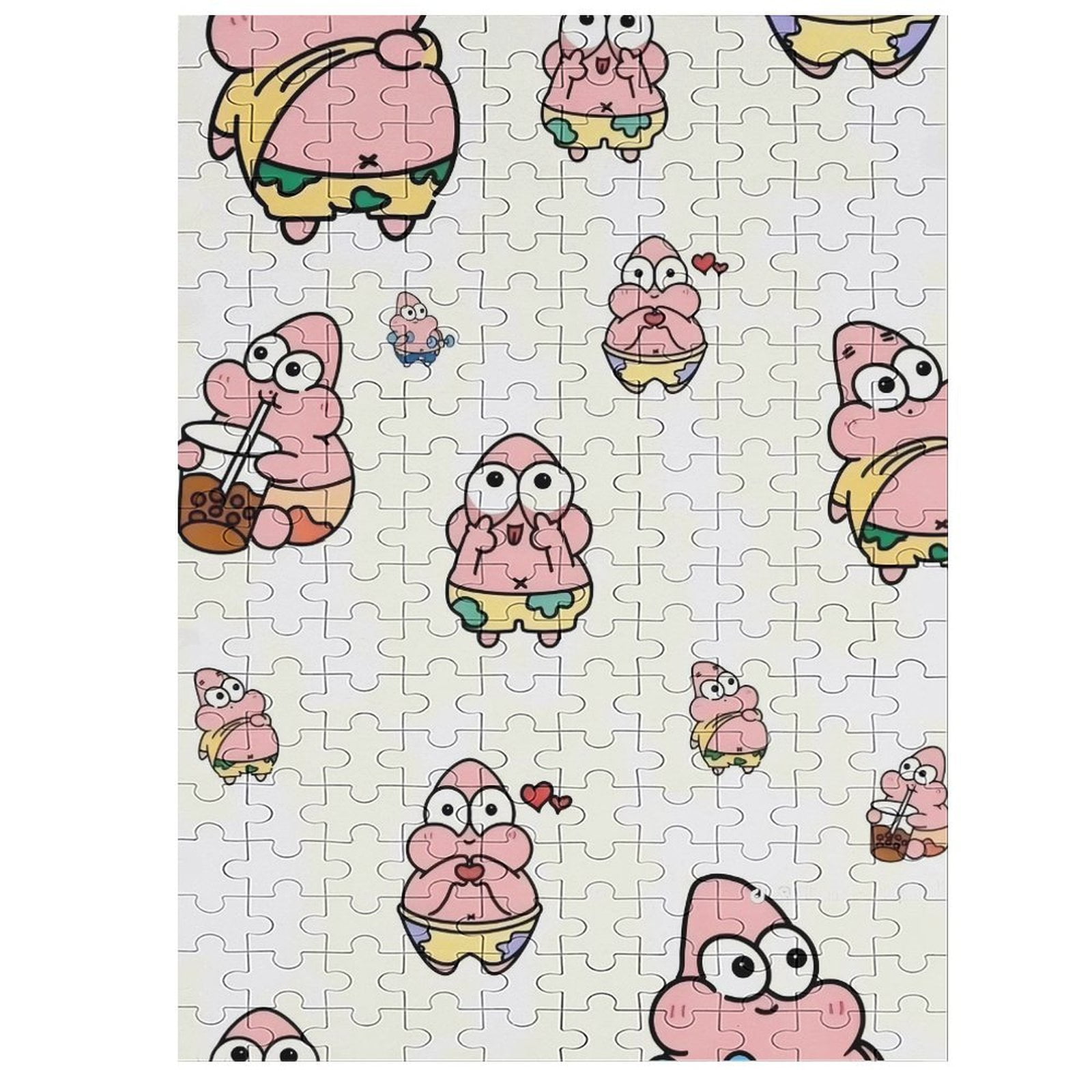 Patrick Star Christmas Jigsaw Puzzles Interlocking Puzzles for Kids And ...