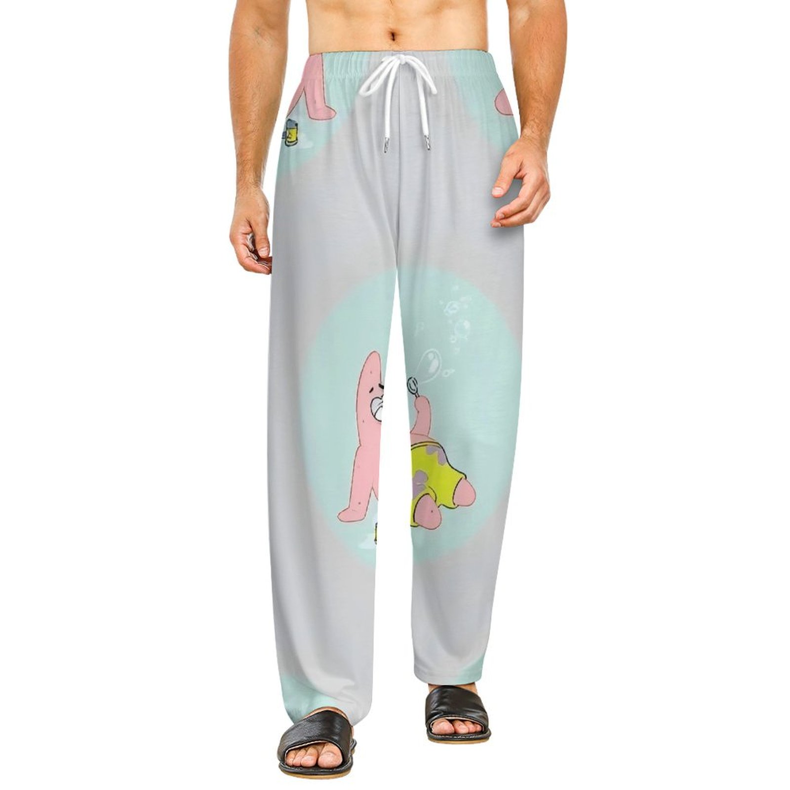 Patrick Star Men's elastic waist straight leg pajama pants XL - Walmart.com