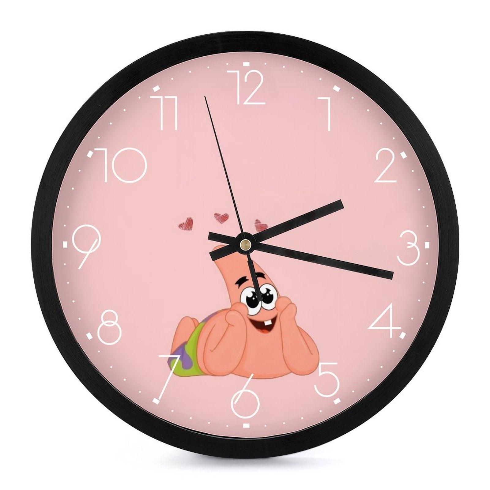 Patrick Star Round wall clocks battery operated decorative - Walmart.com