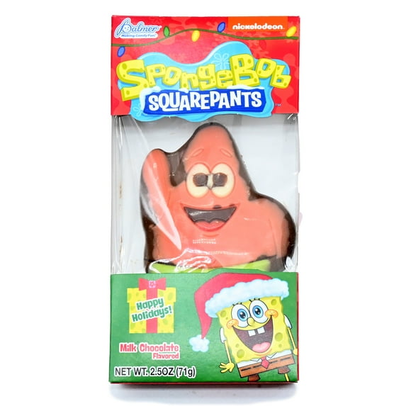 Patrick Star Solid Milk Chocolate 2.5oz Box - Walmart.com