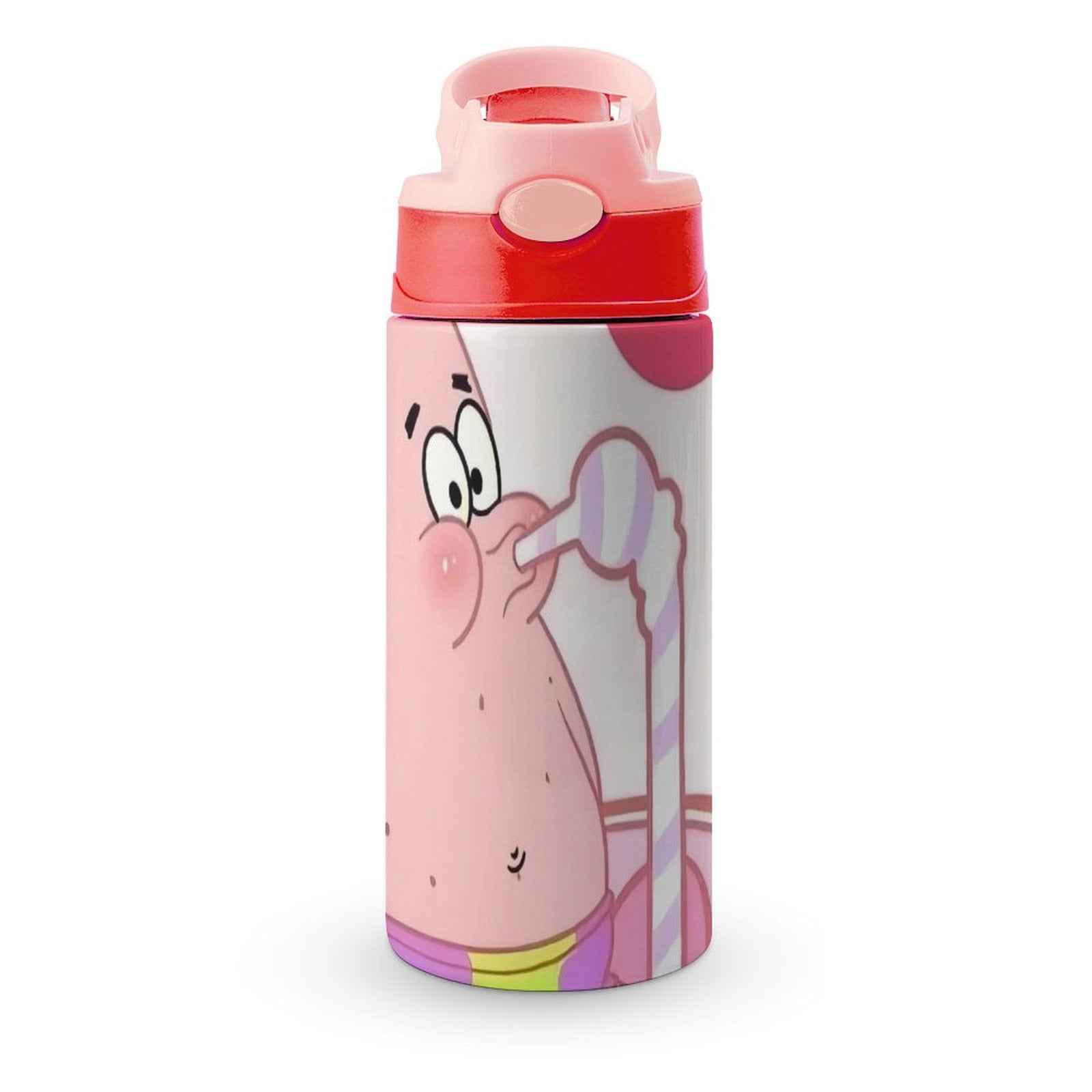Patrick Star kids stainless steel water cup with straw 350ml - Walmart.com