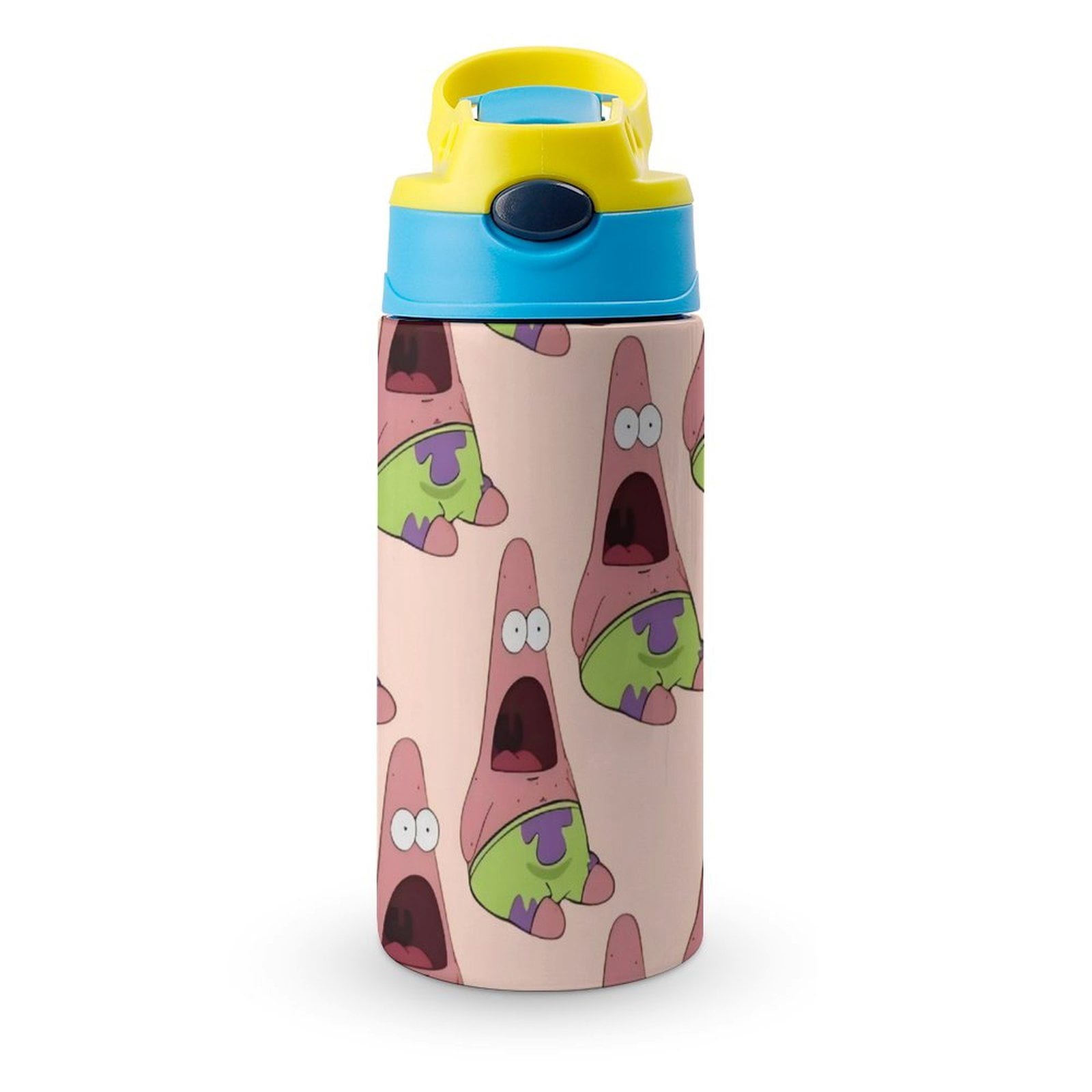 Patrick Star kids stainless steel water cup with straw 350ml - Walmart.com