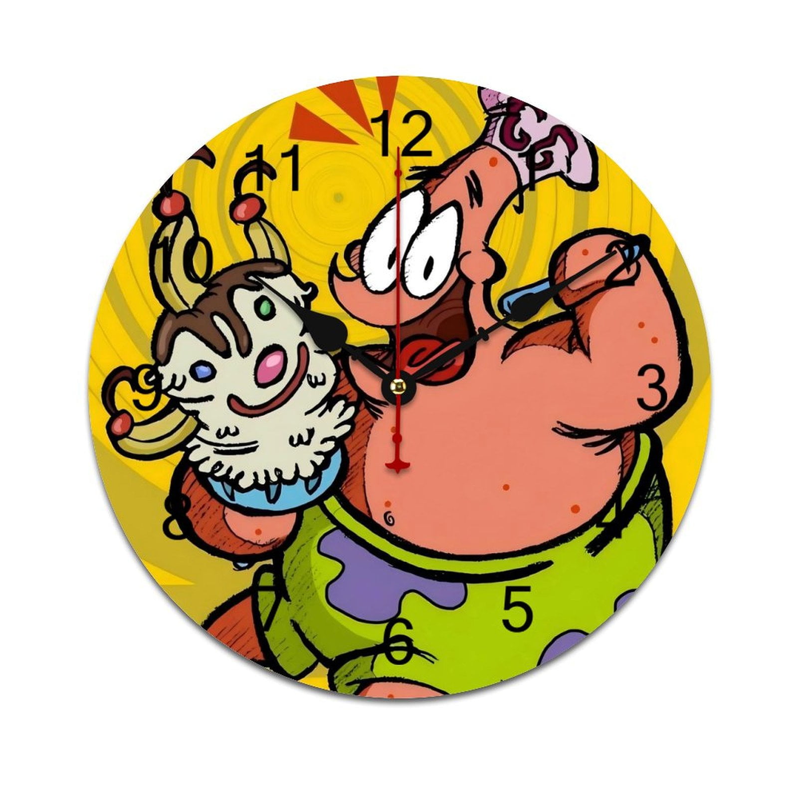 Patrick Star wall clocks battery operated decorative 25cm/9.84in ...