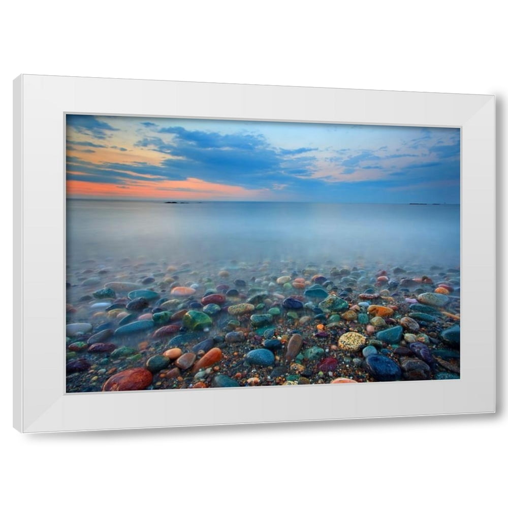 Patrick Zephyr 4x14 White Modern Wood Framed Wall Art Titled - Candy ...