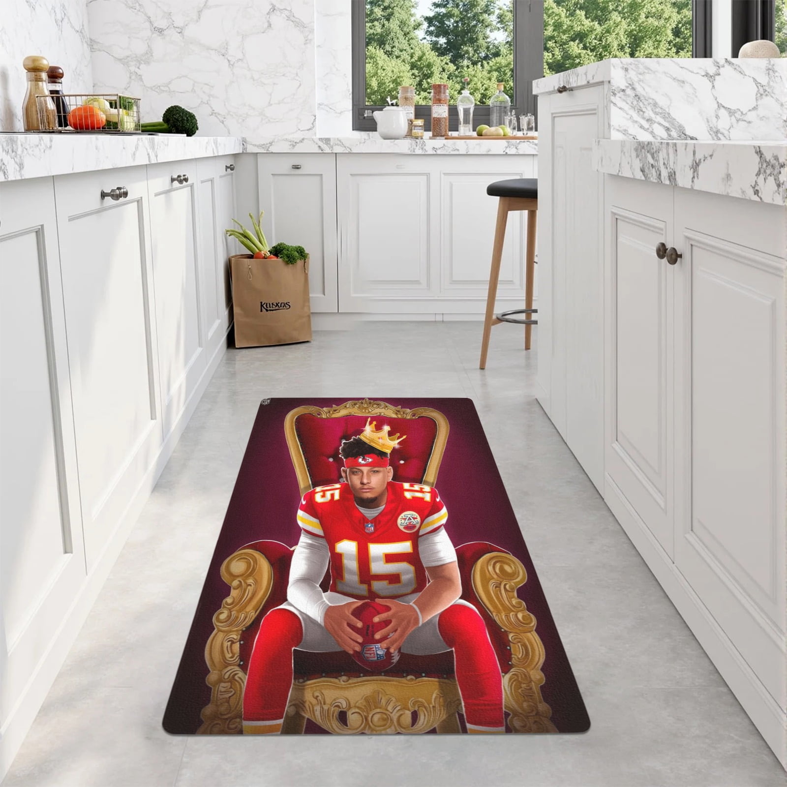 Patrick and Mahomes Kitchen Mat 48"x17" - Walmart.com