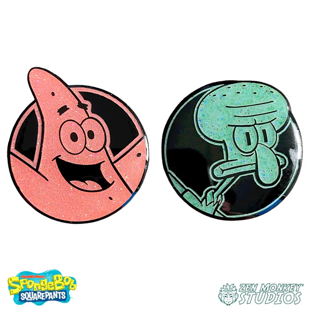 Patrick and Squidward - SpongeBob SquarePants Pin Set - Walmart.com