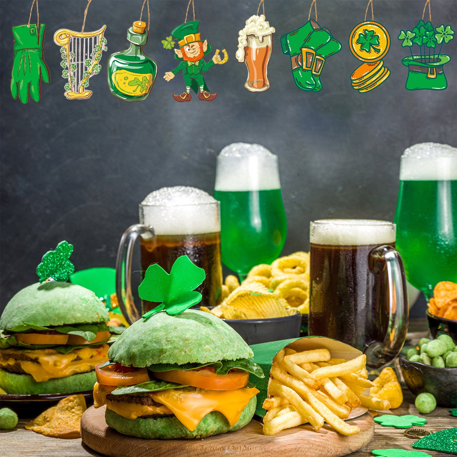 Patricks Day Decorations Ornaments - 8pcs Tree Ornaments For Spring ...