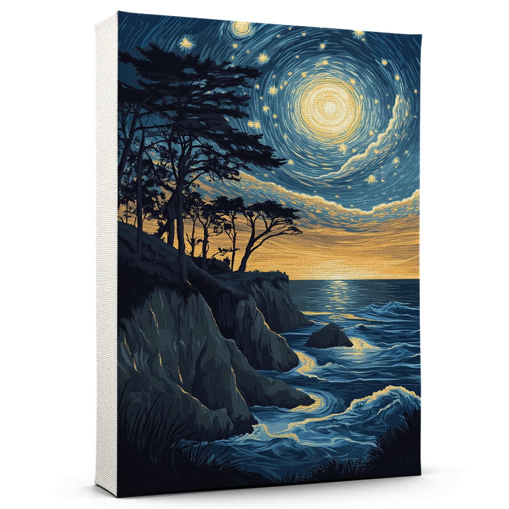 Patricks Point State Park Travel Canvas Prints, California Starry Night ...