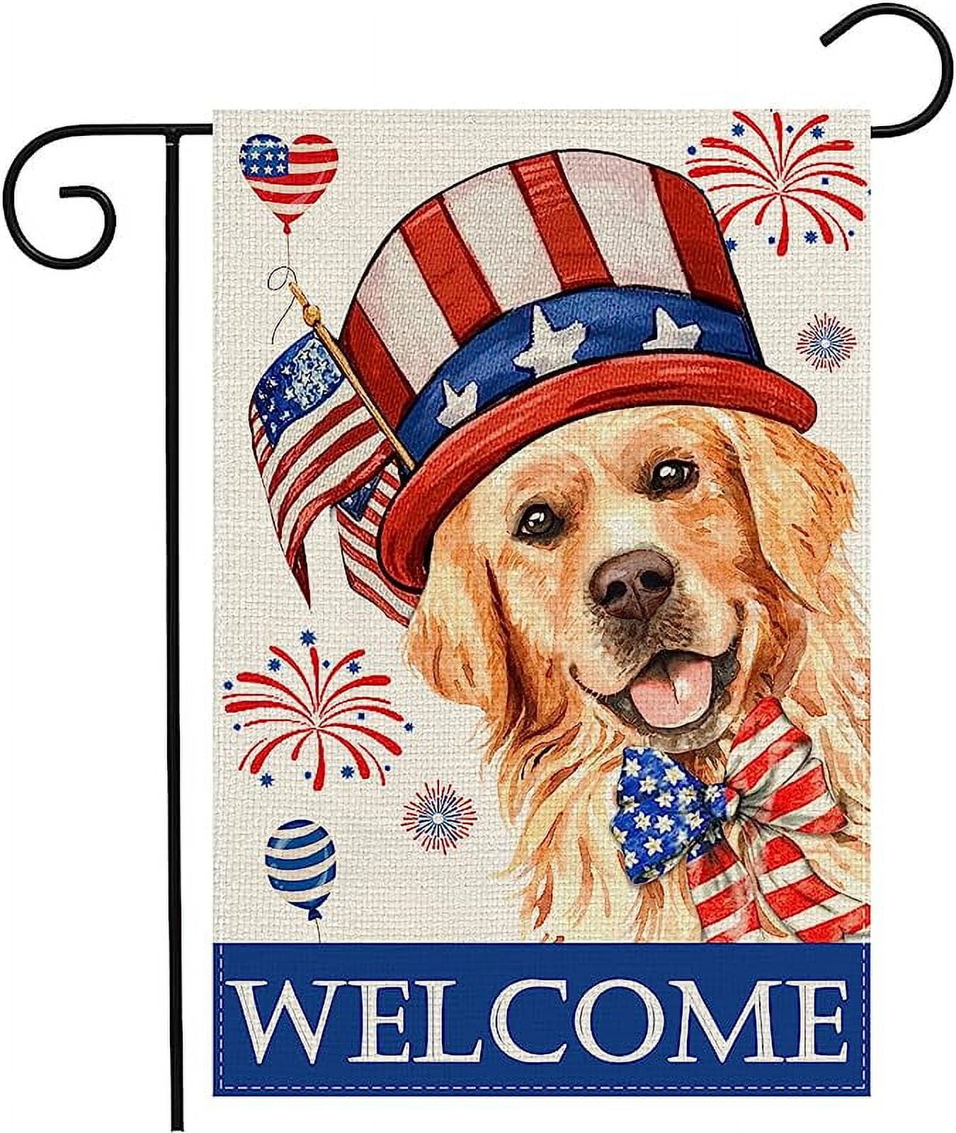 Patrioctic Welcome Truck Garden Flag 12×18 Inch - Garden Flag Plaid ...