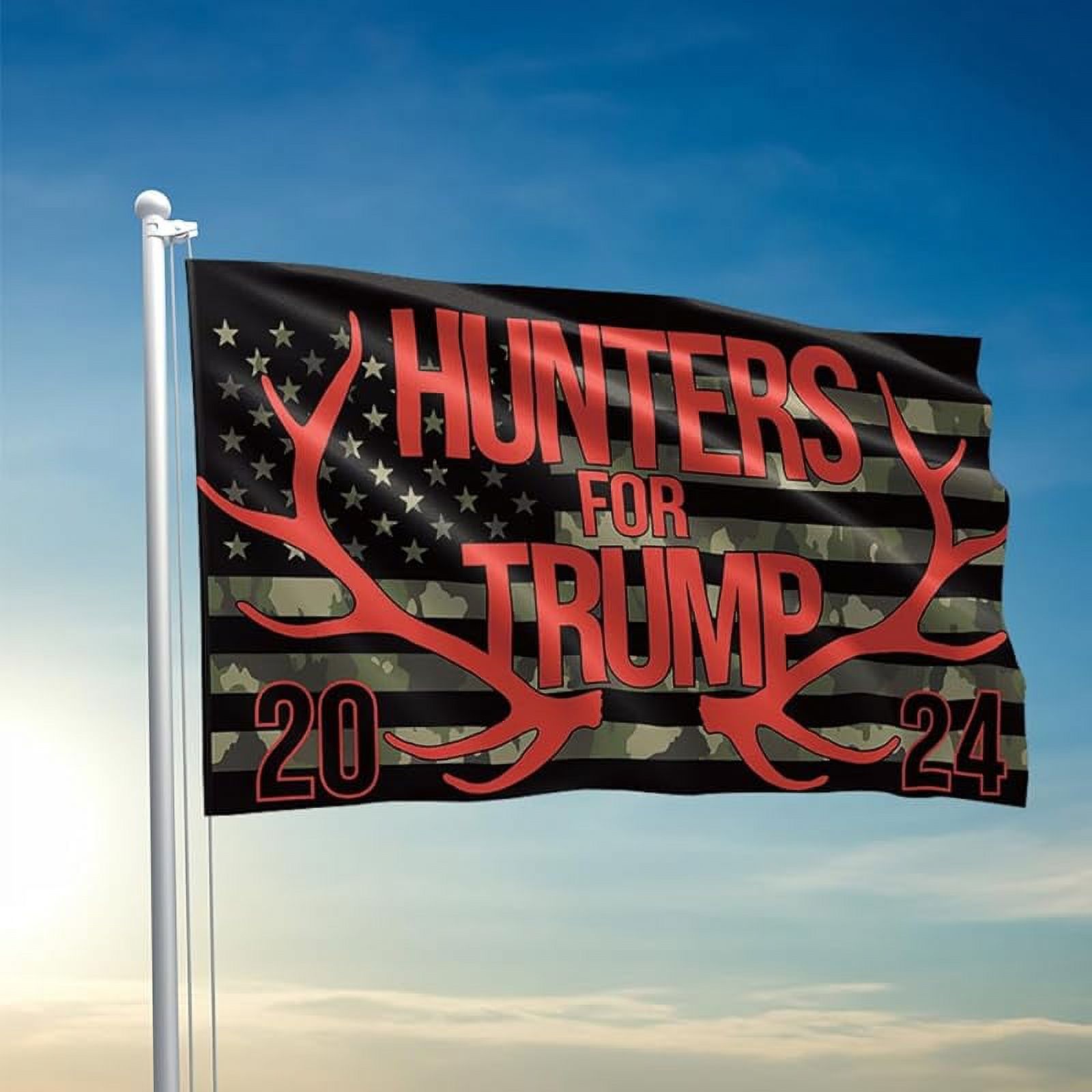 Patriogee Hunters for Trump Flag 2024 Grommet Flag 3x5 Outdoor for ...