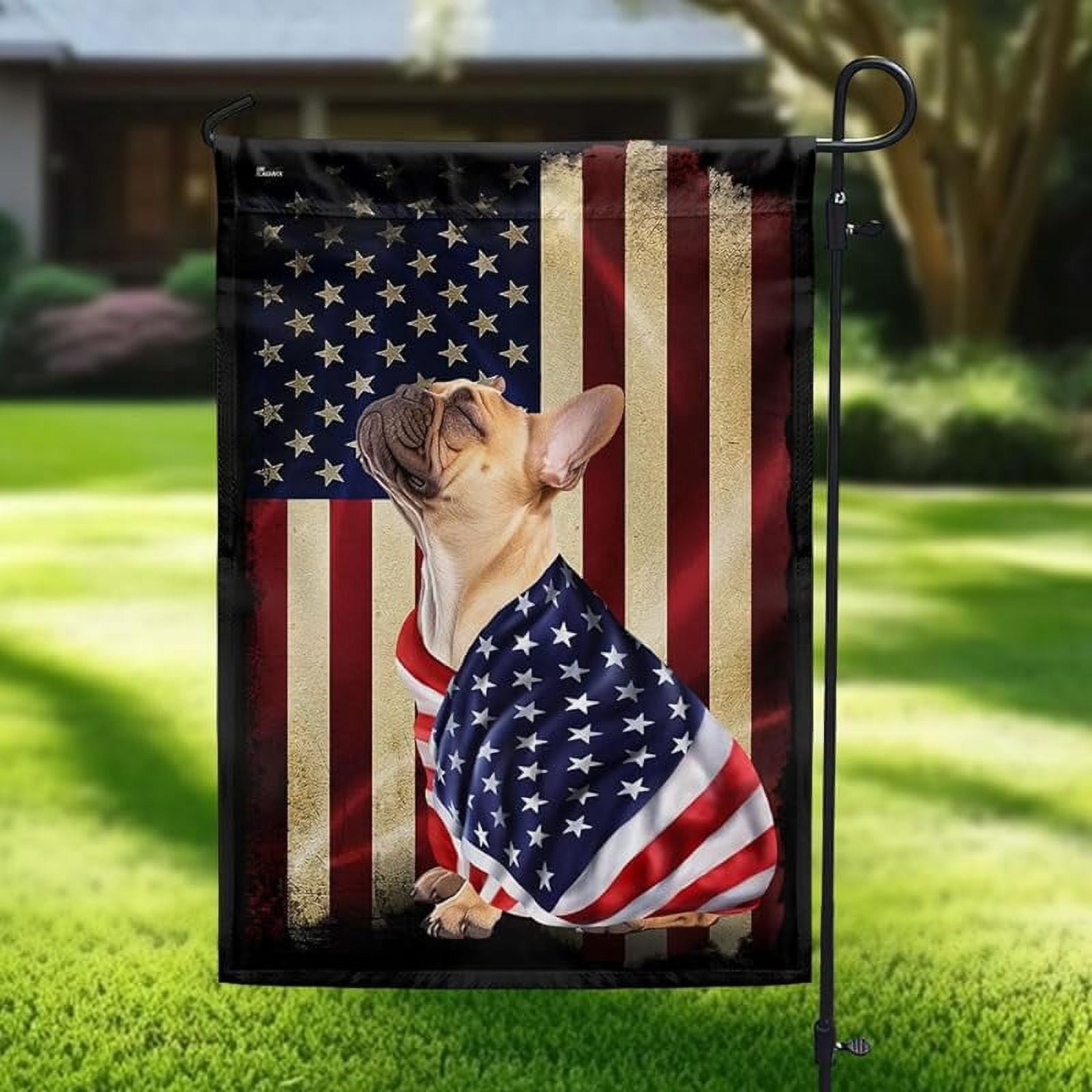 Patriot American Dog Flags, Dachshund Dog Lover American Double Sided ...