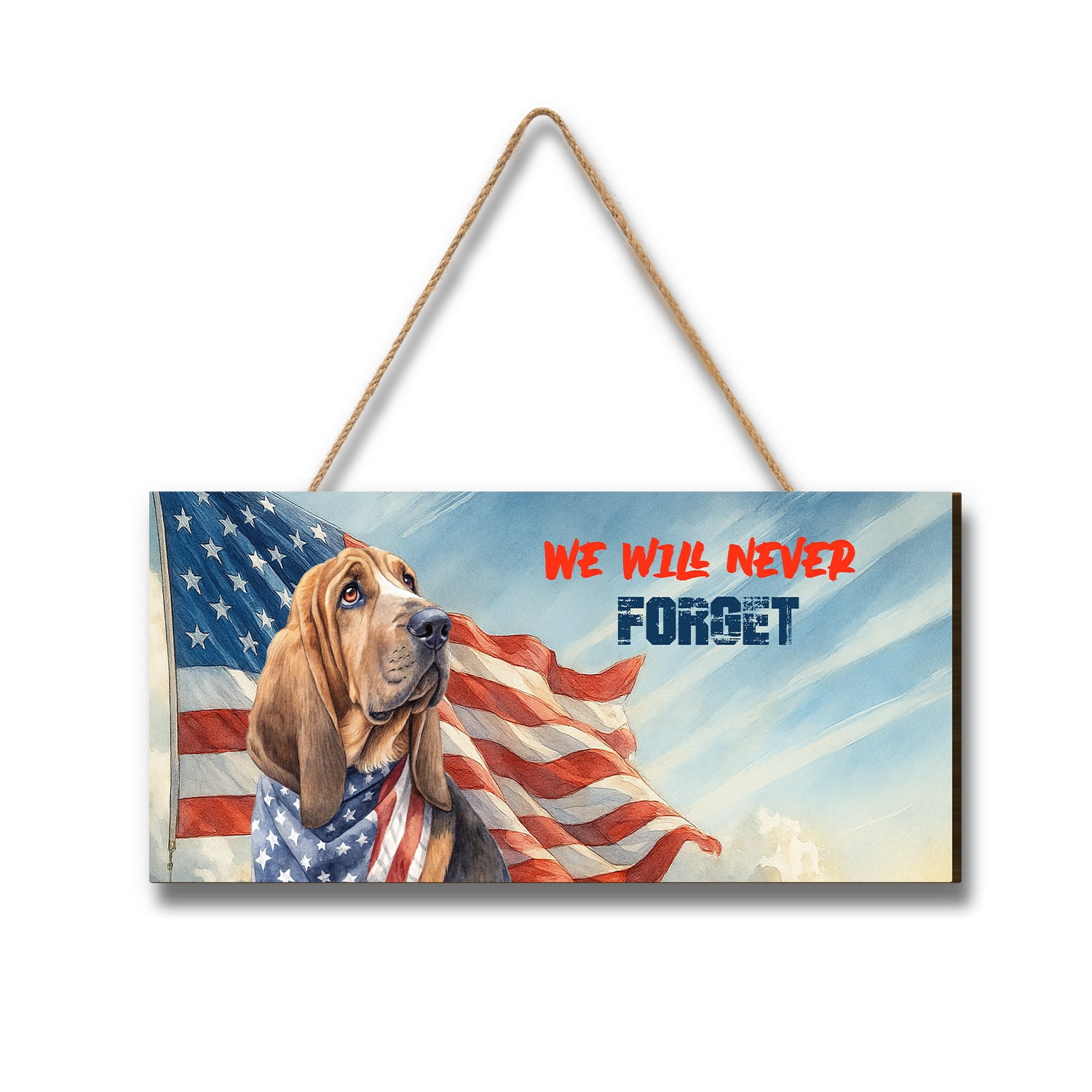 Patriot Bloodhound We Will Never Forget Patriotic Remembrance Day ...