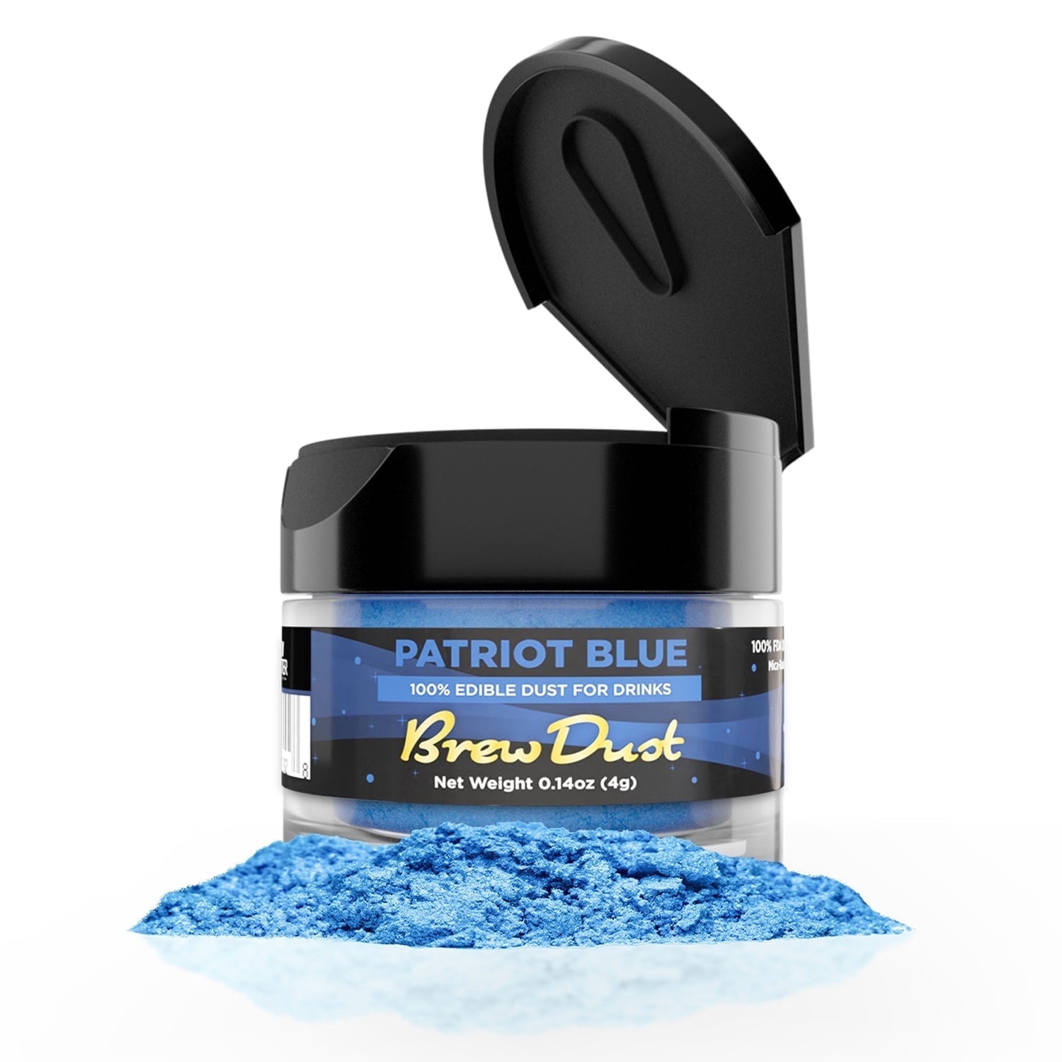 Brew Dust - Patriot Blue Edible Drink Powder - Silky Swirl, Beverage ...