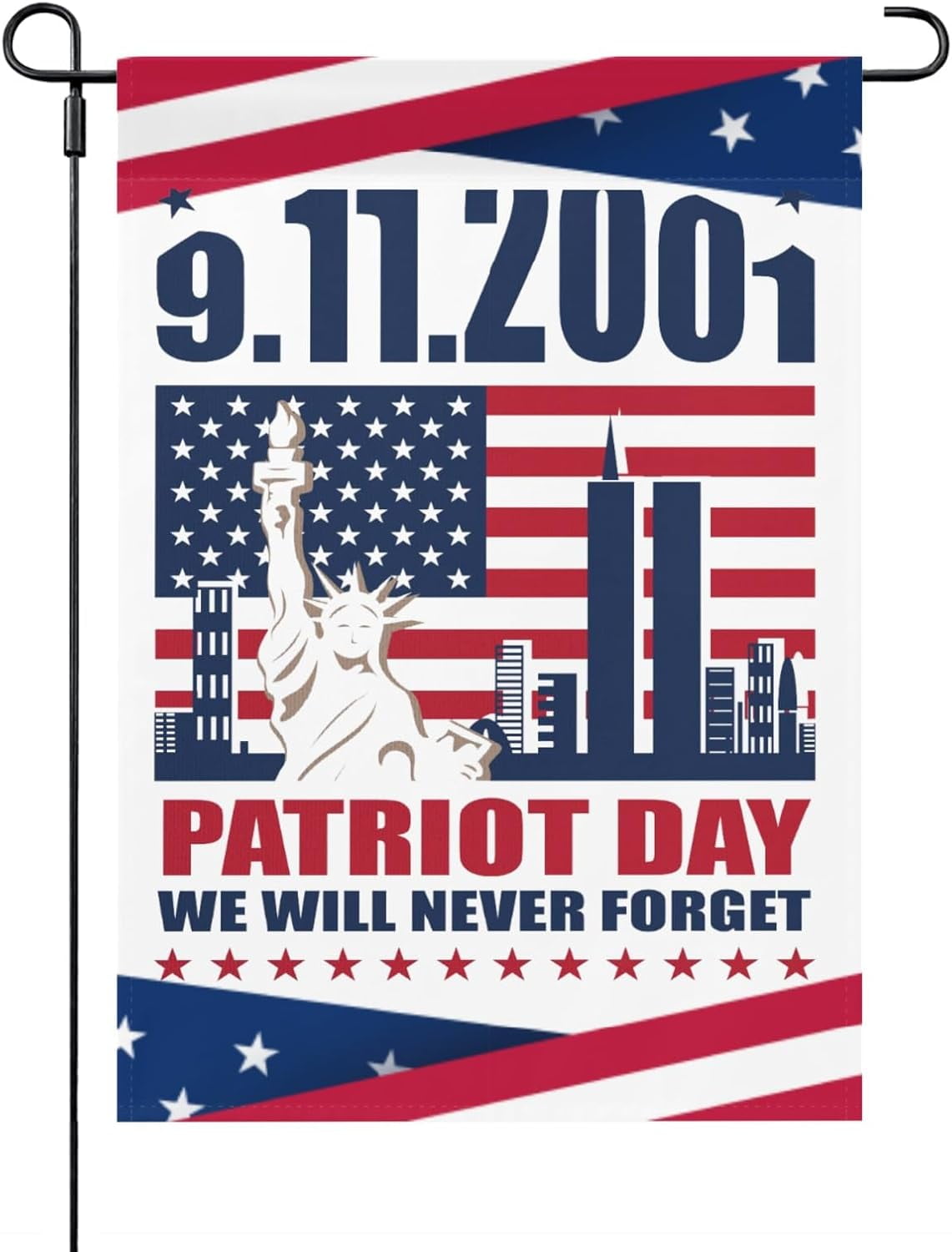 Patriot Day 911 Garden Flag 911 Flag We Will Never Forget Yard Lawn ...