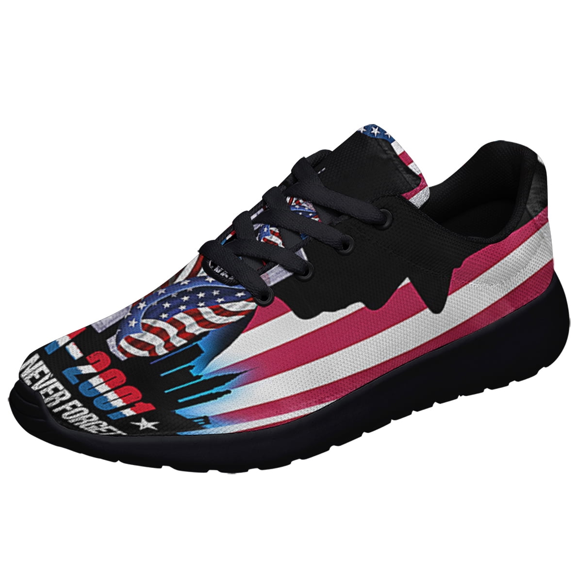 Patriot Day We Will Never Forget 911 NYPD Thin Blue Line Shoes Sneakers ...