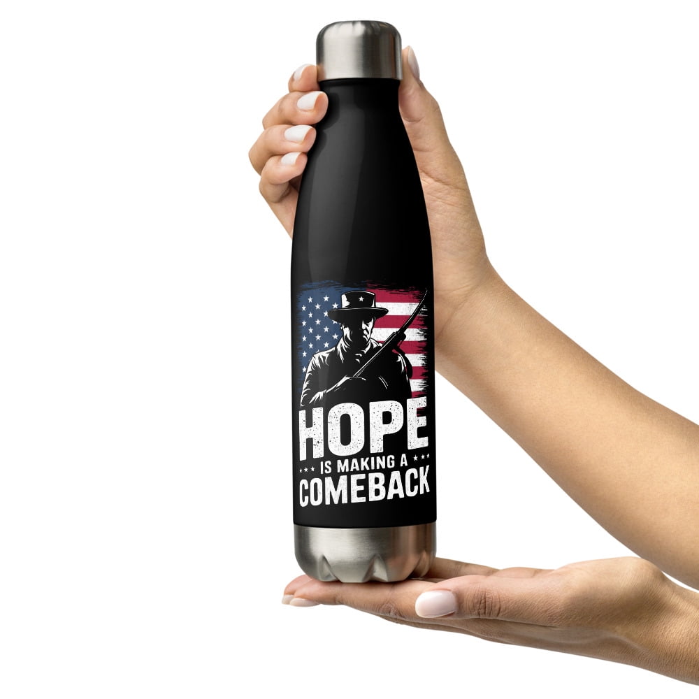 Patriot Design US Flag Stainless Steel Water Bottle, HOPE is making a ...