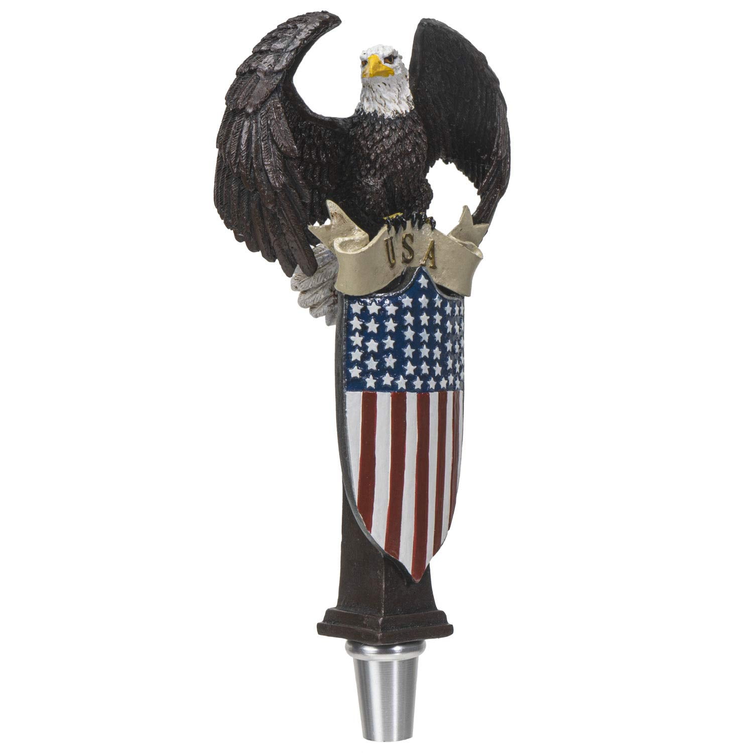 Patriot Eagle Shield Beer Tap Handle Figurine Statue Sport Bar ...